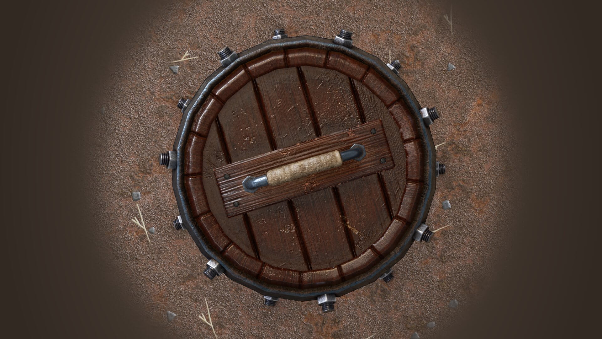 Unusual Barrel - 3D Model by siup