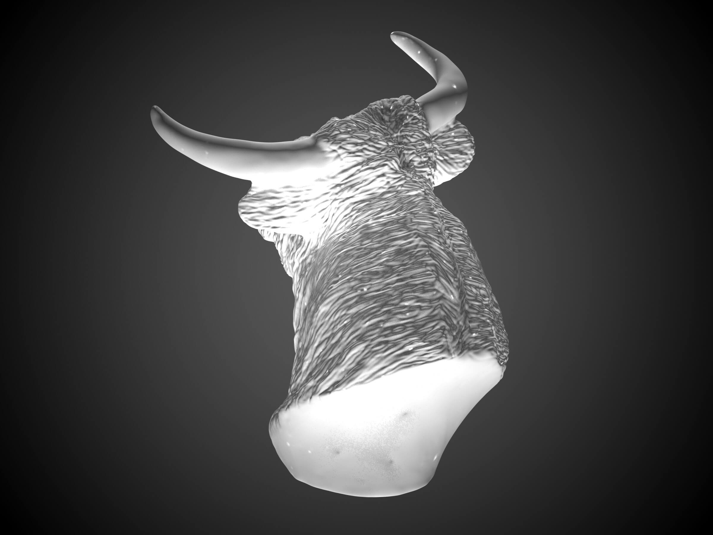 El Toro - Bull Statue 3D Model by SJ-Automotive-Design