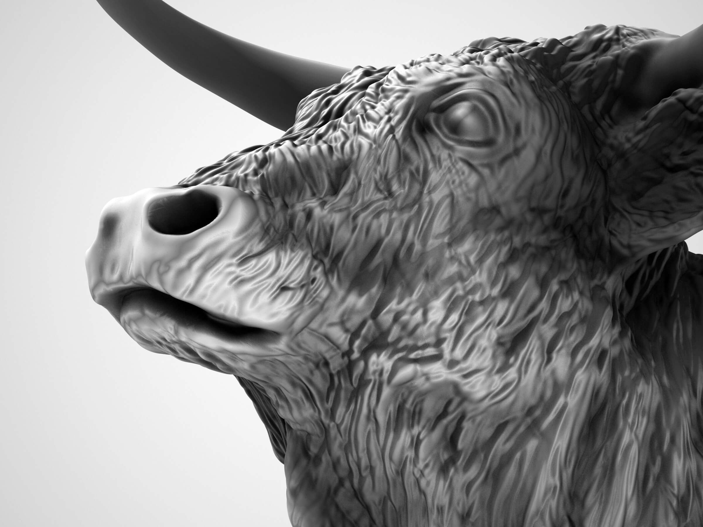 El Toro - Bull Statue 3D Model by SJ-Automotive-Design