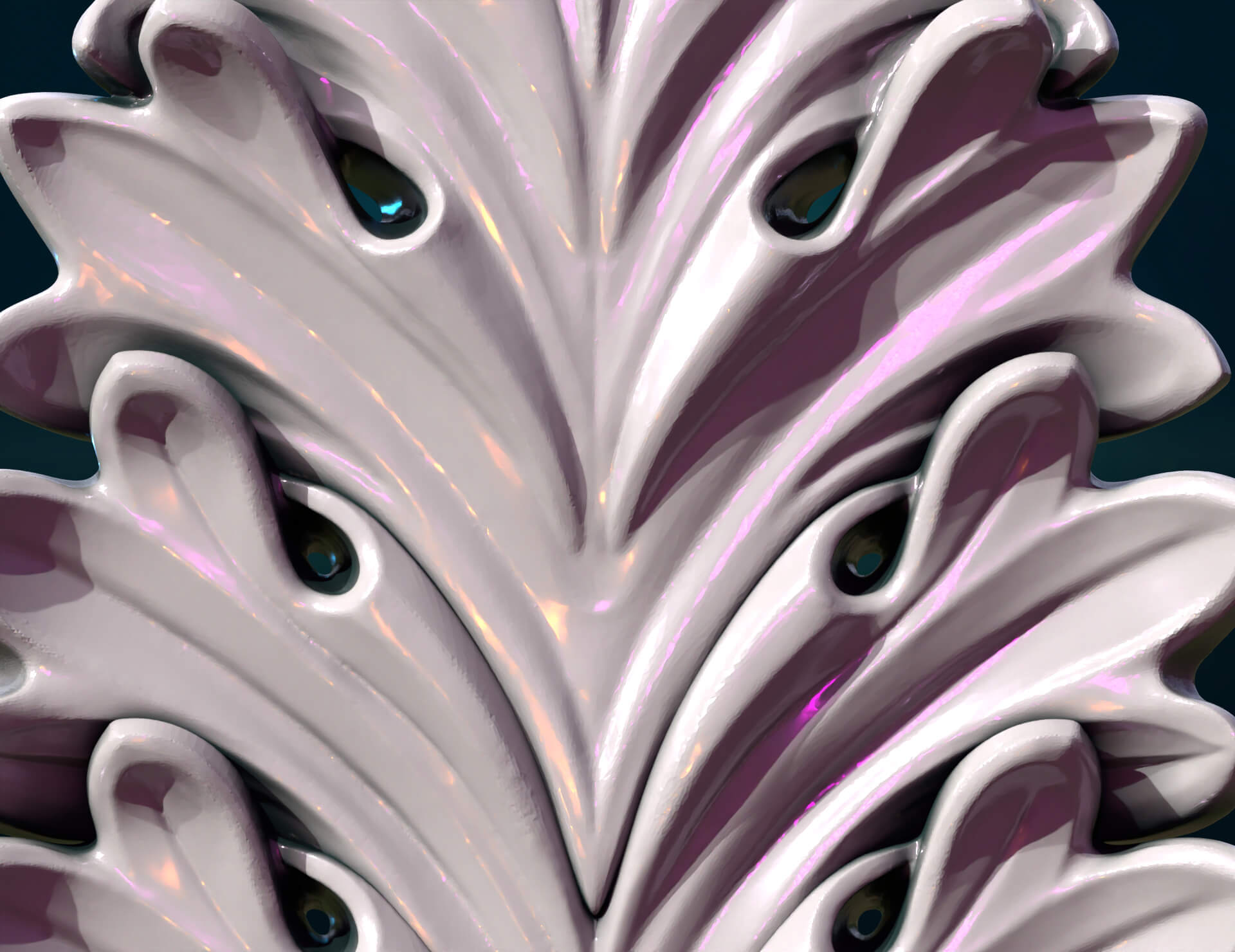 Acanthus leaf - 3D Model by Skazok