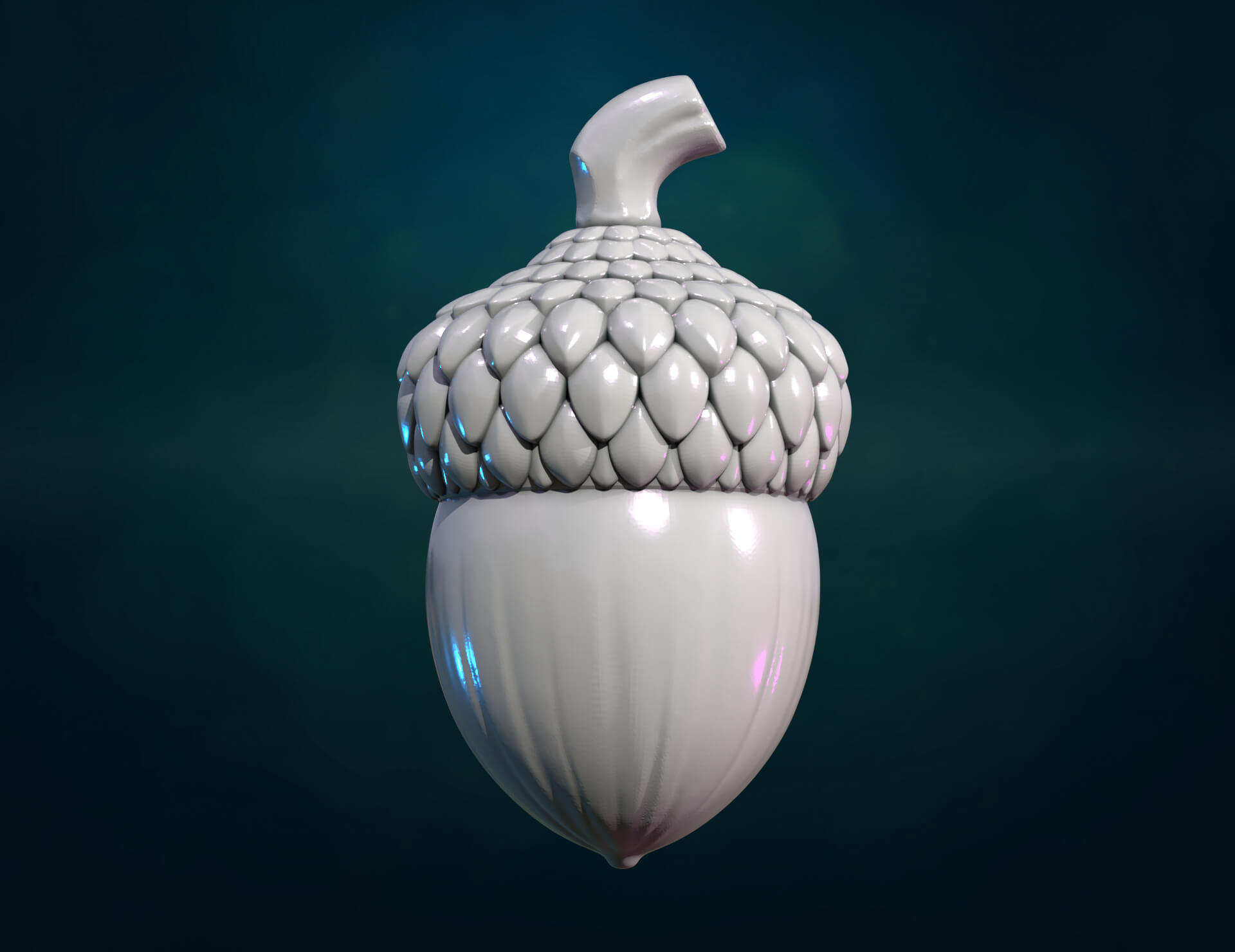 Acorn II Charm - 3D Model by Skazok