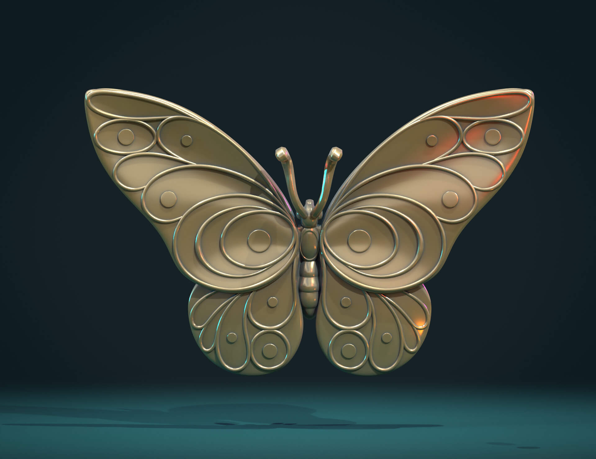 Butterfly - 3D Model by Skazok