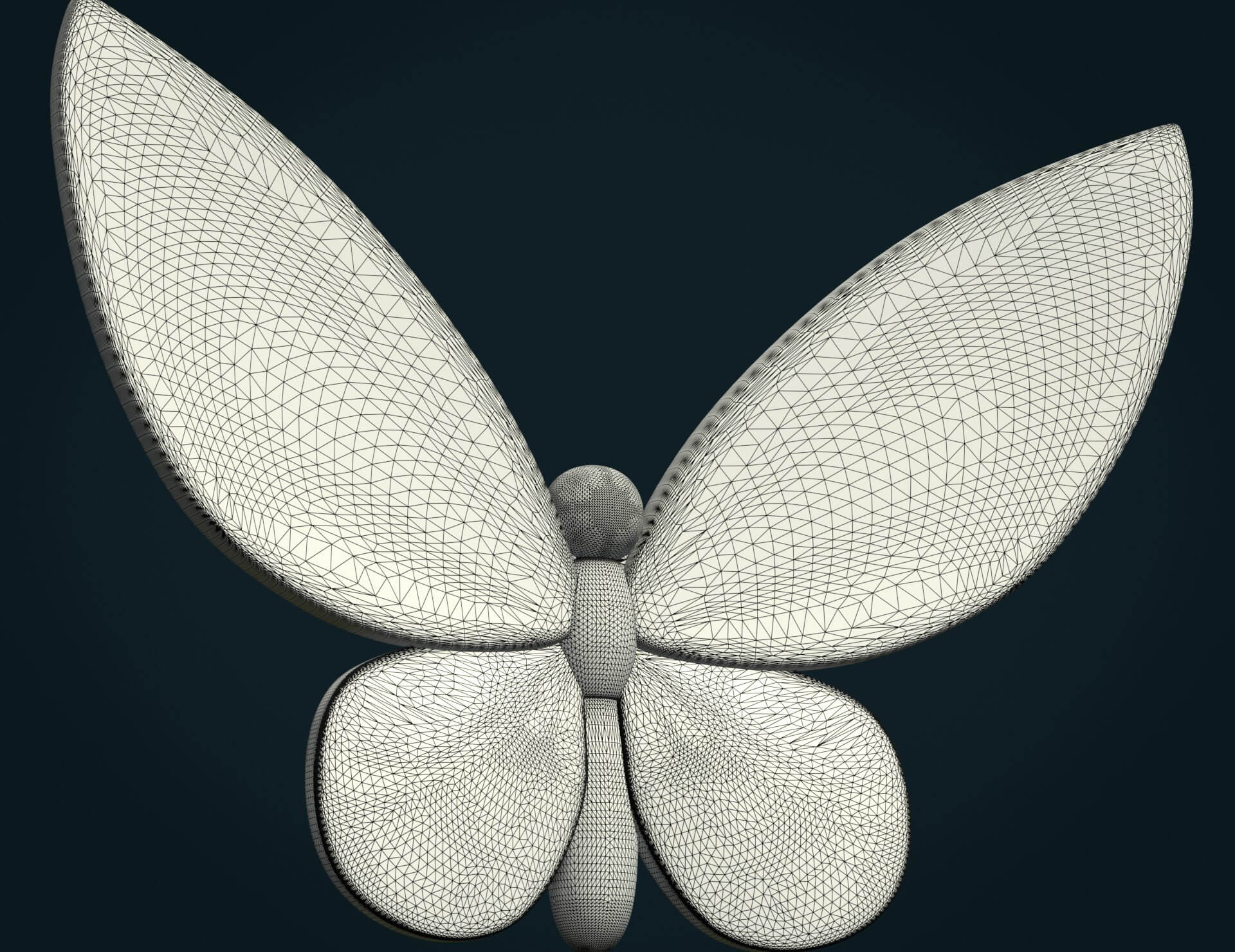 Butterfly I - 3D Model by Skazok