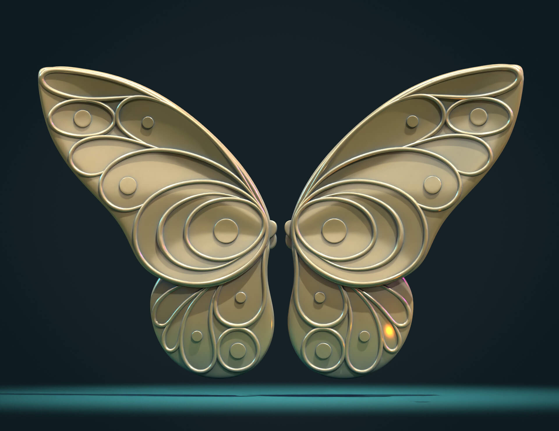 Butterfly Wings - 3D Model by Skazok