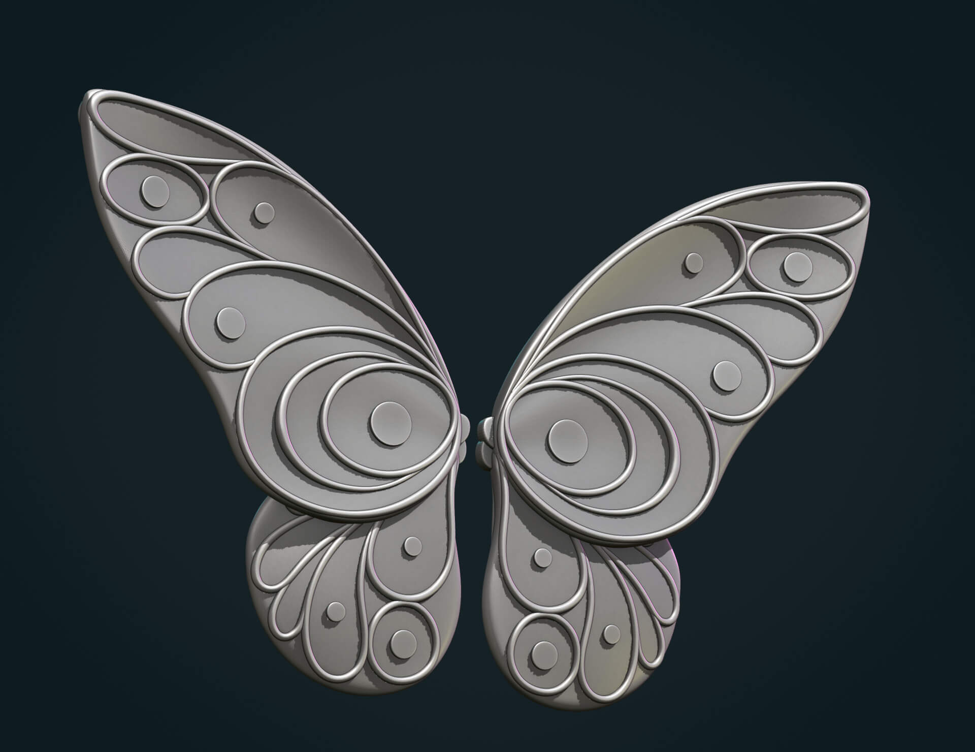 Butterfly Wings - 3D Model by Skazok