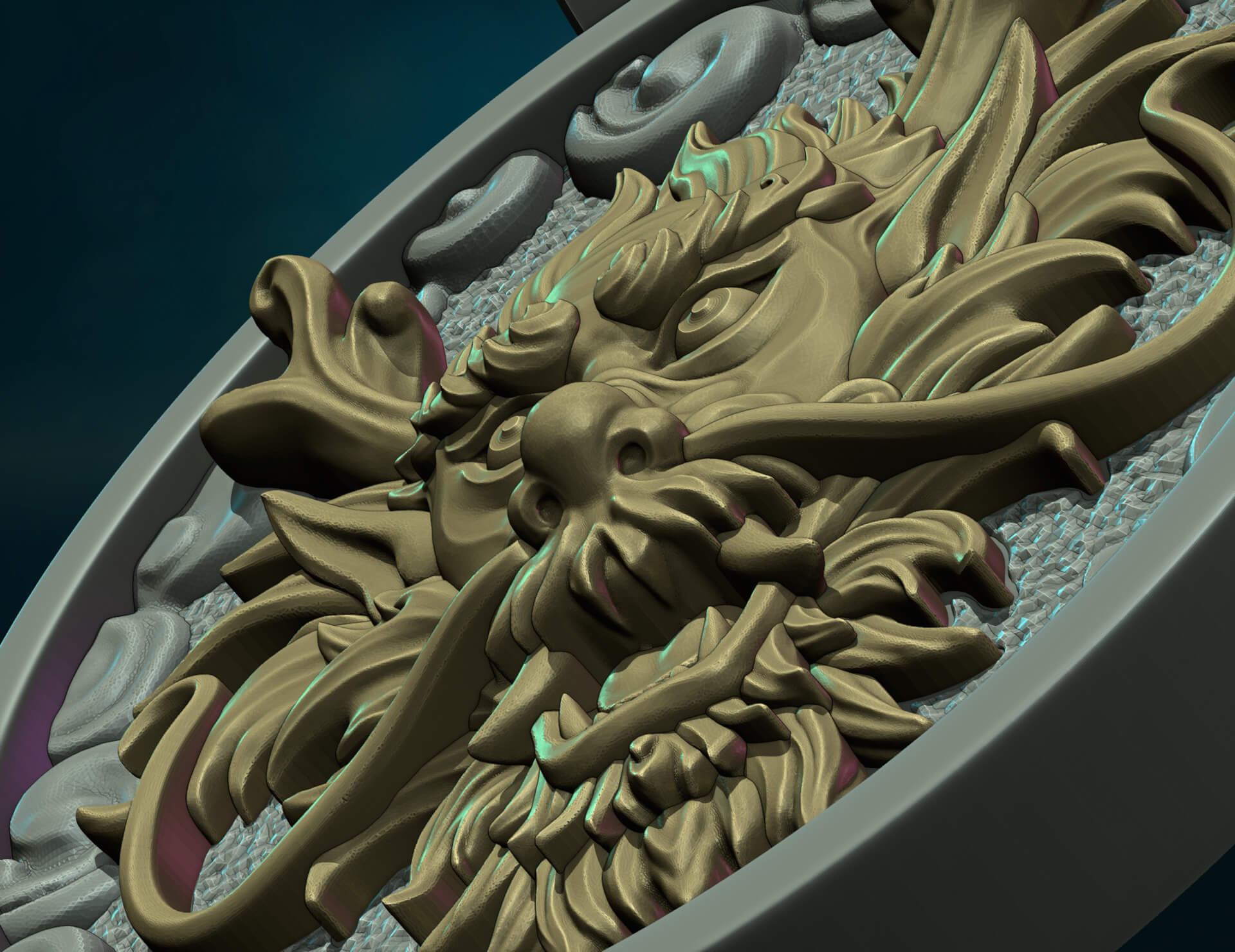 Chinese Dragon - 3D Print Model by Skazok