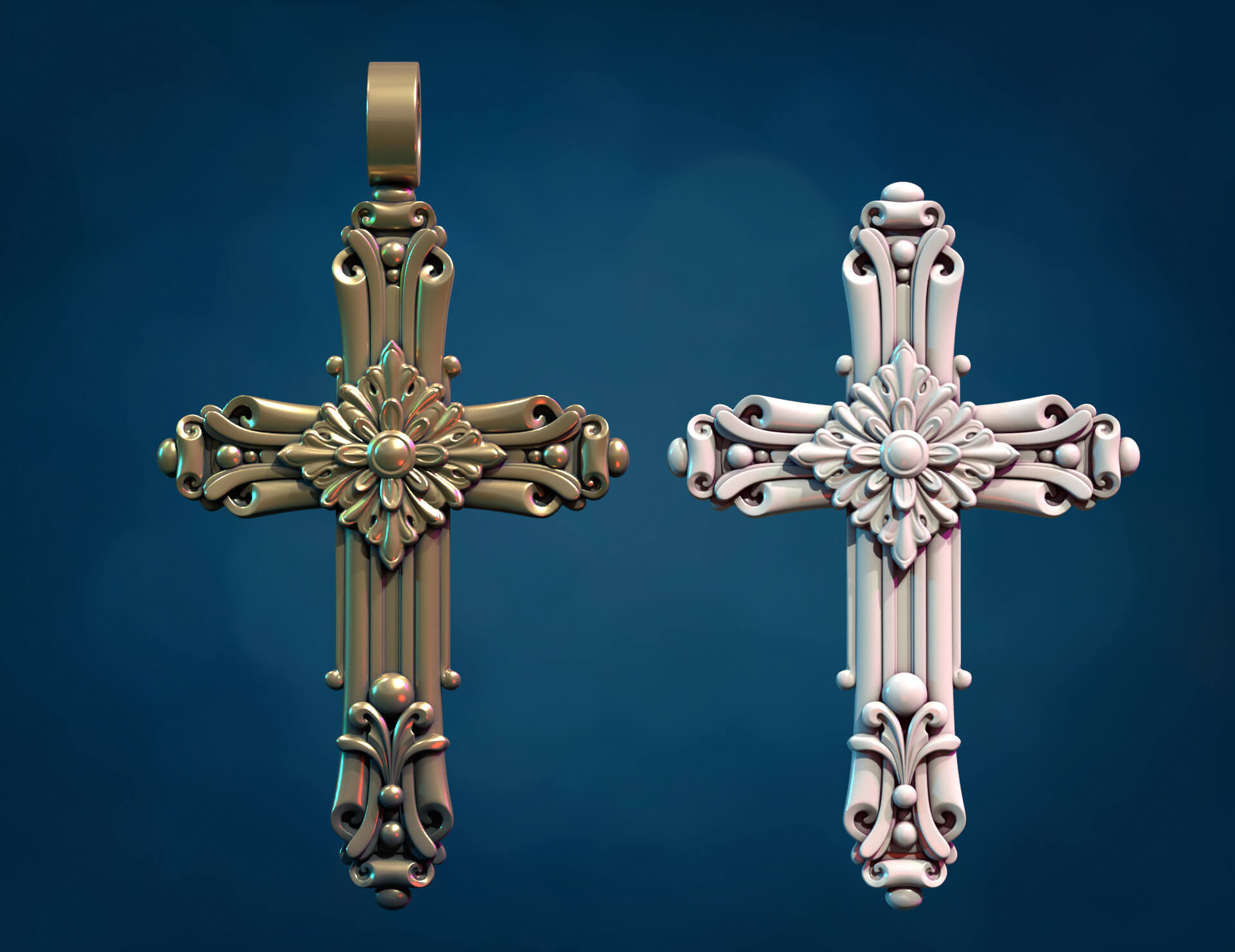 Cross Printable - 3D Model by Skazok