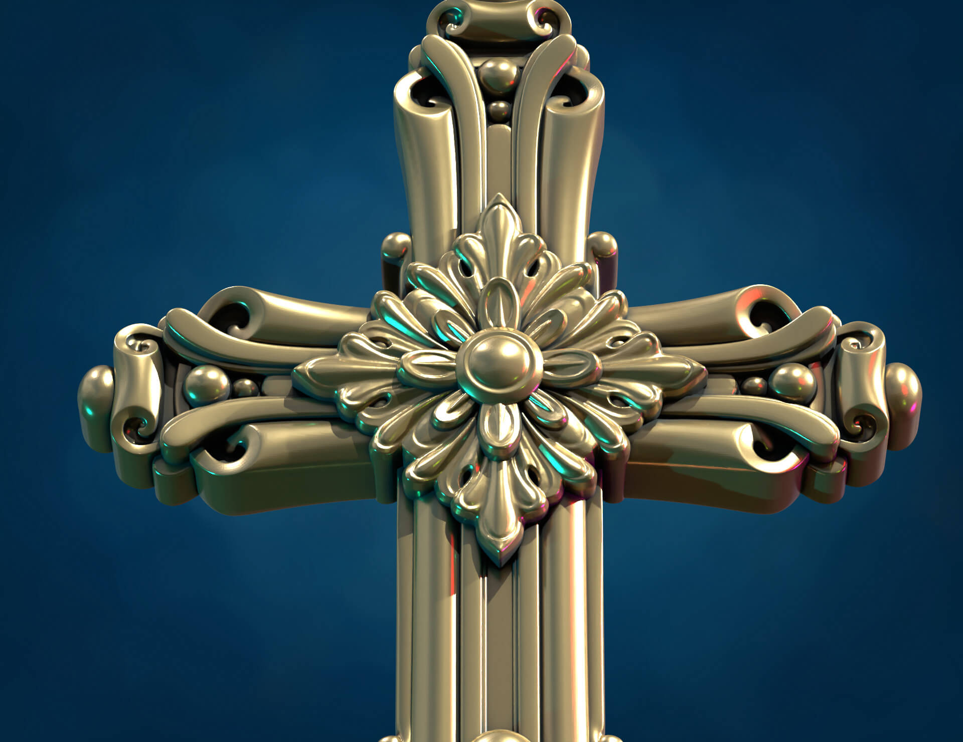 Cross Printable - 3D Model by Skazok