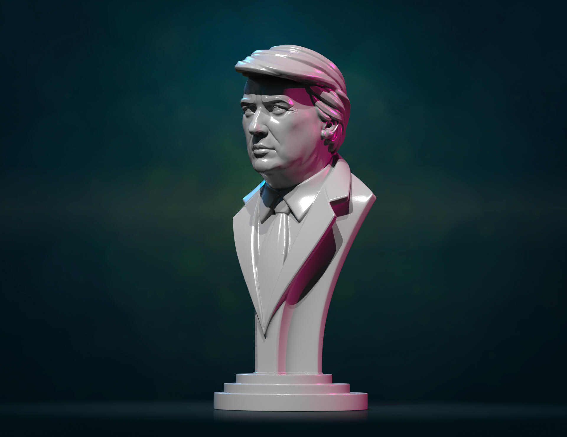 Donald Trump Bust - 3D Print Model by Skazok