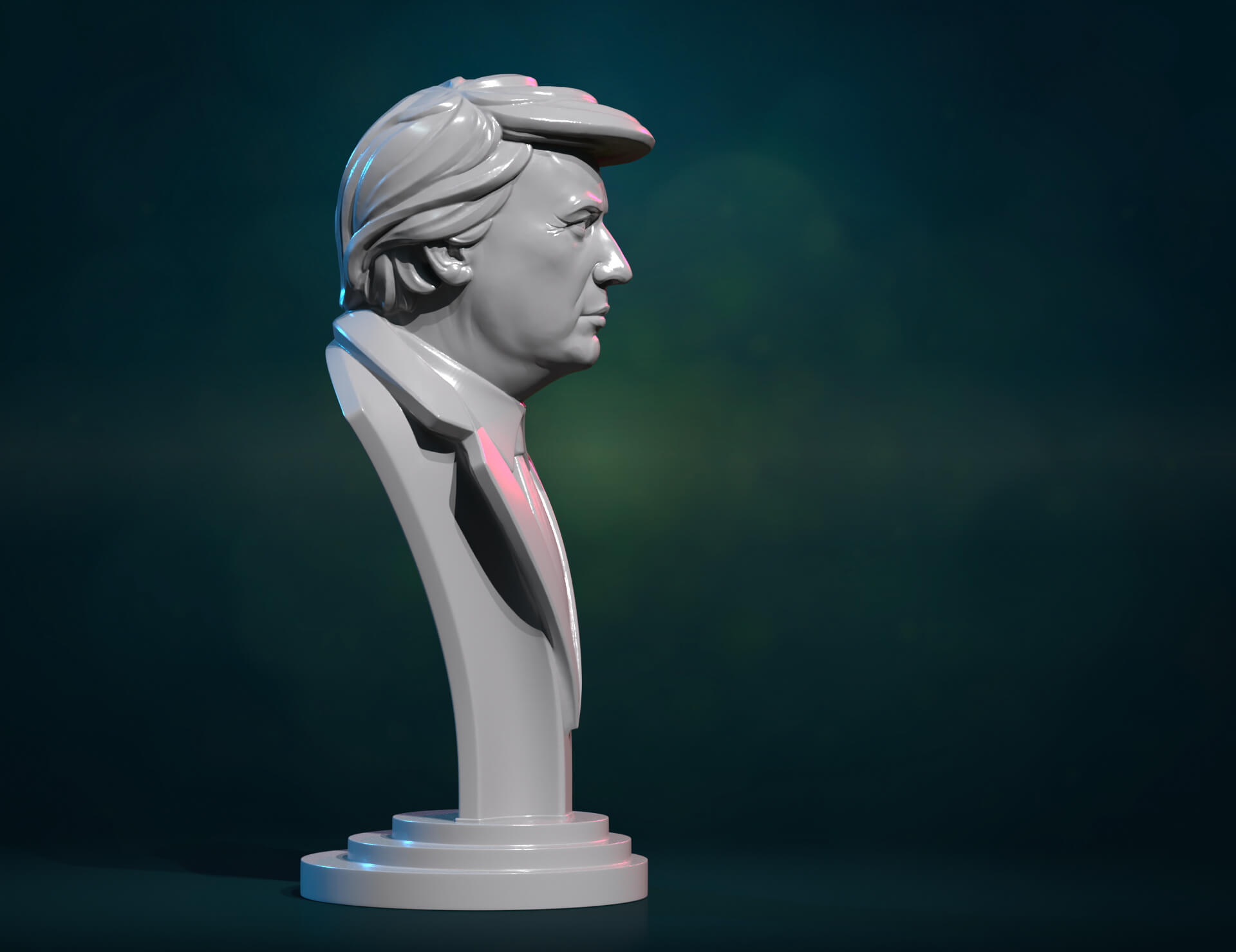 Donald Trump Bust - 3D Print Model by Skazok