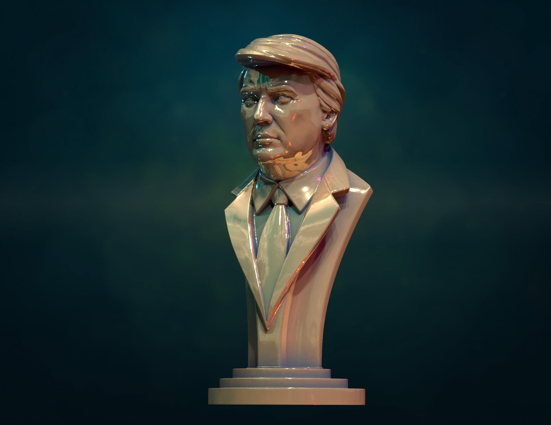 Donald Trump Bust - 3D Print Model by Skazok