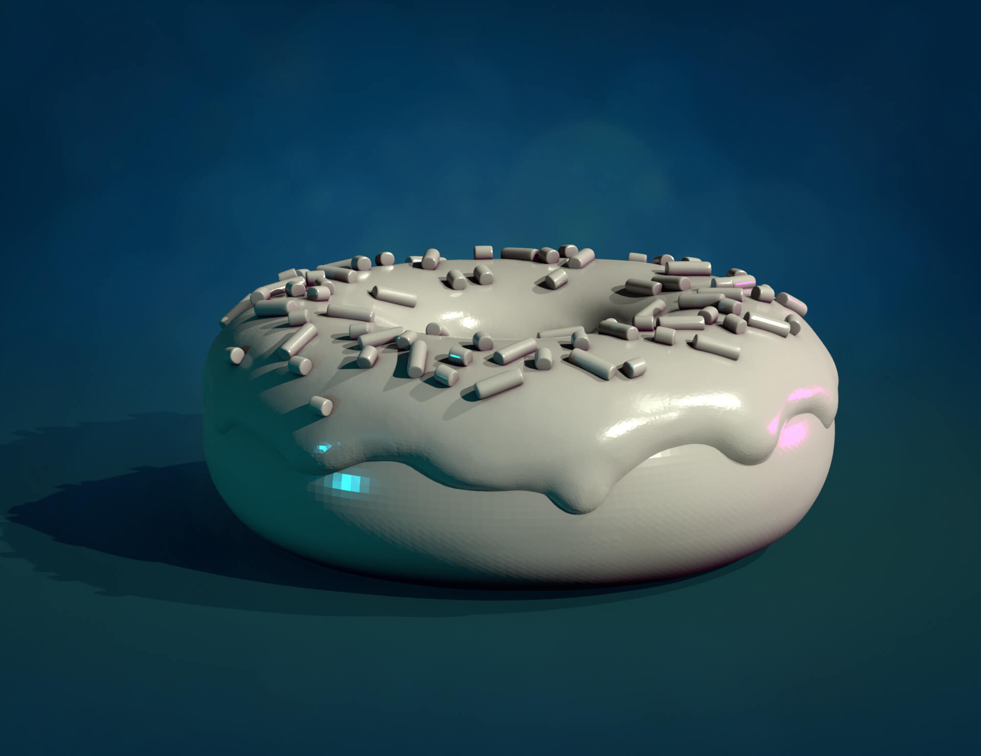 Doughnut Donut - 3D Model by Skazok