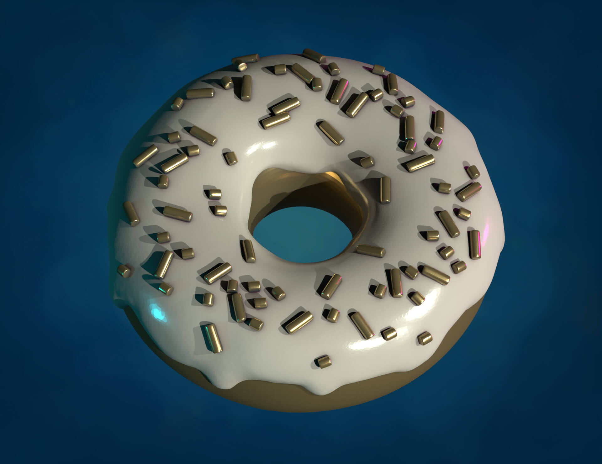 Doughnut Donut - 3D Model by Skazok