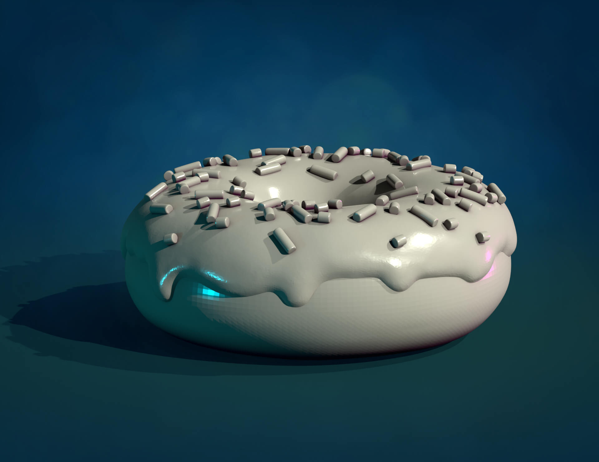 Doughnut Donut - 3D Model by Skazok