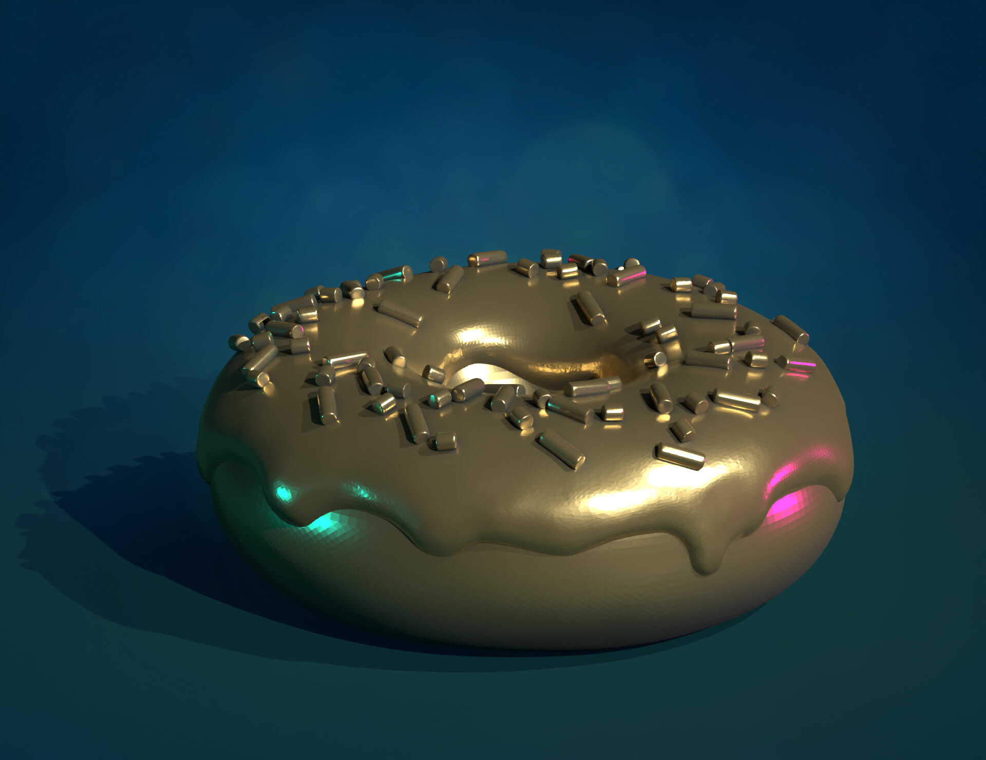 Doughnut Donut - 3D Model by Skazok
