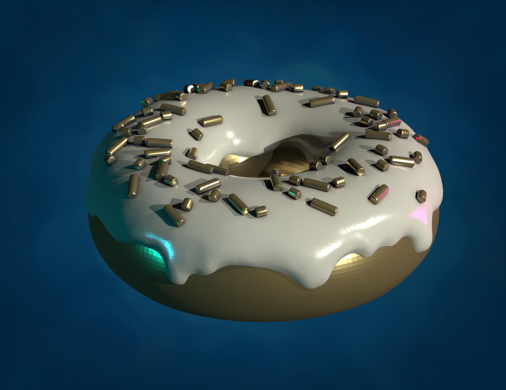 Doughnut Donut - 3D Model by Skazok