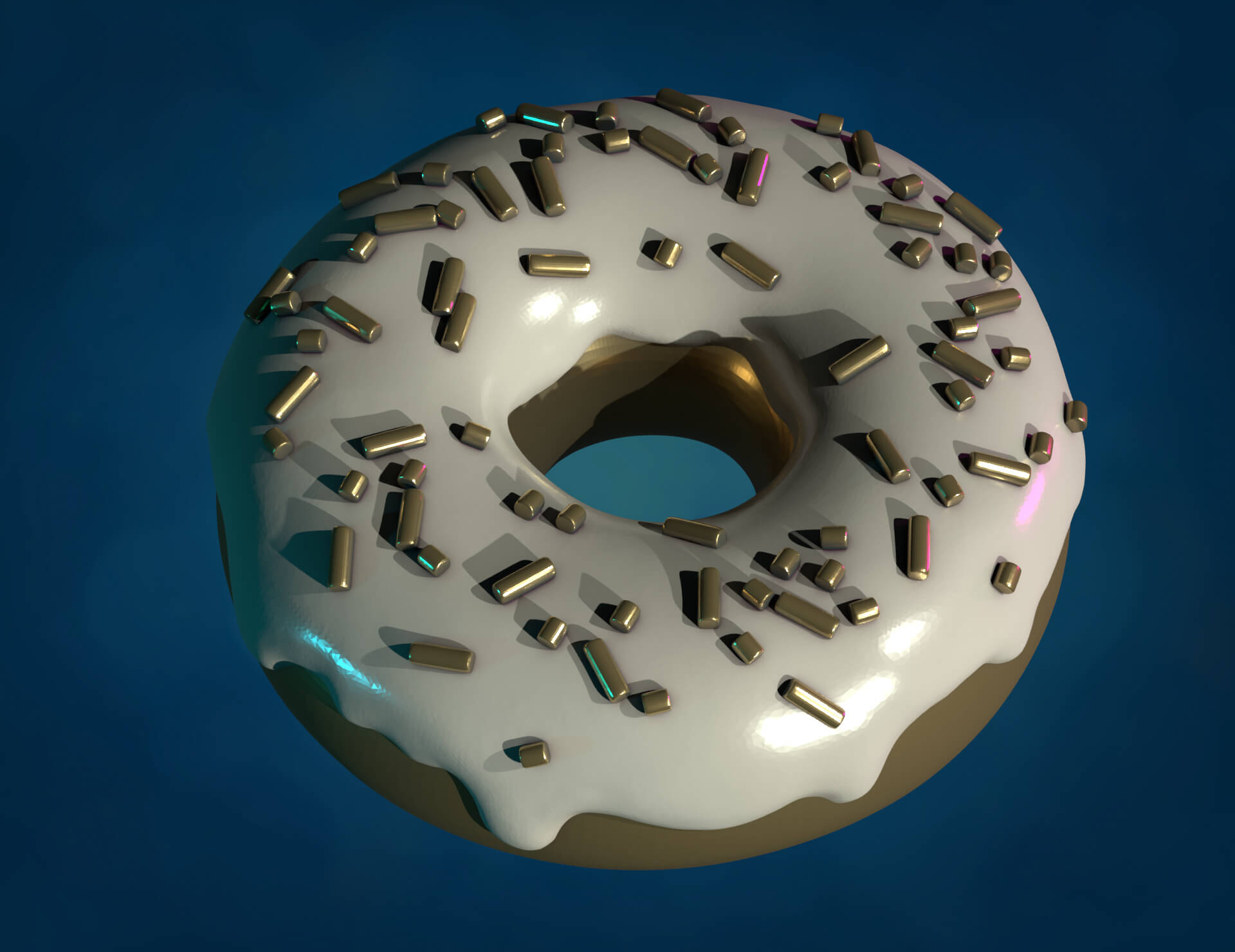 Doughnut Donut - Free 3D Print Model by Skazok