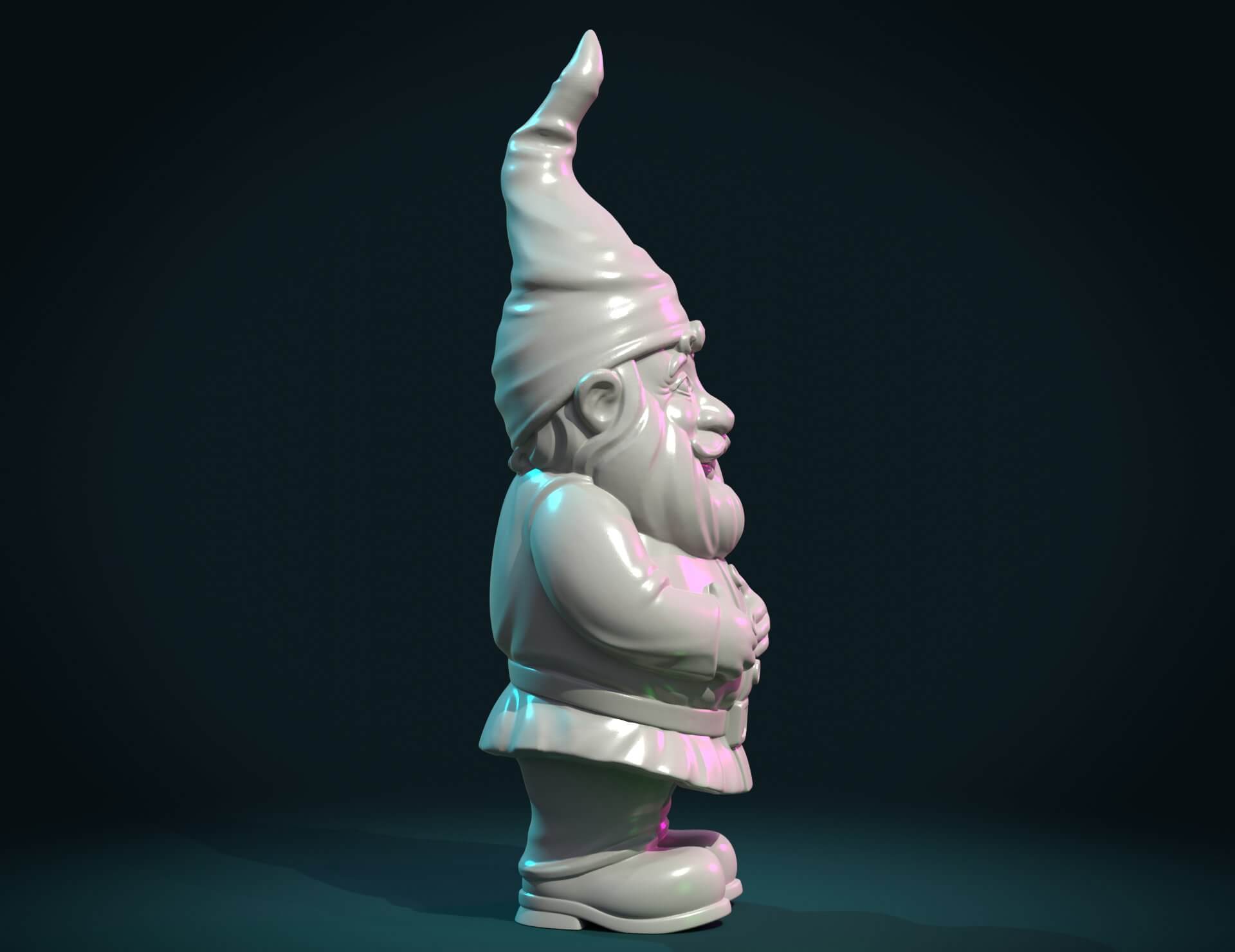 Garden Gnome III - 3D Model by Skazok