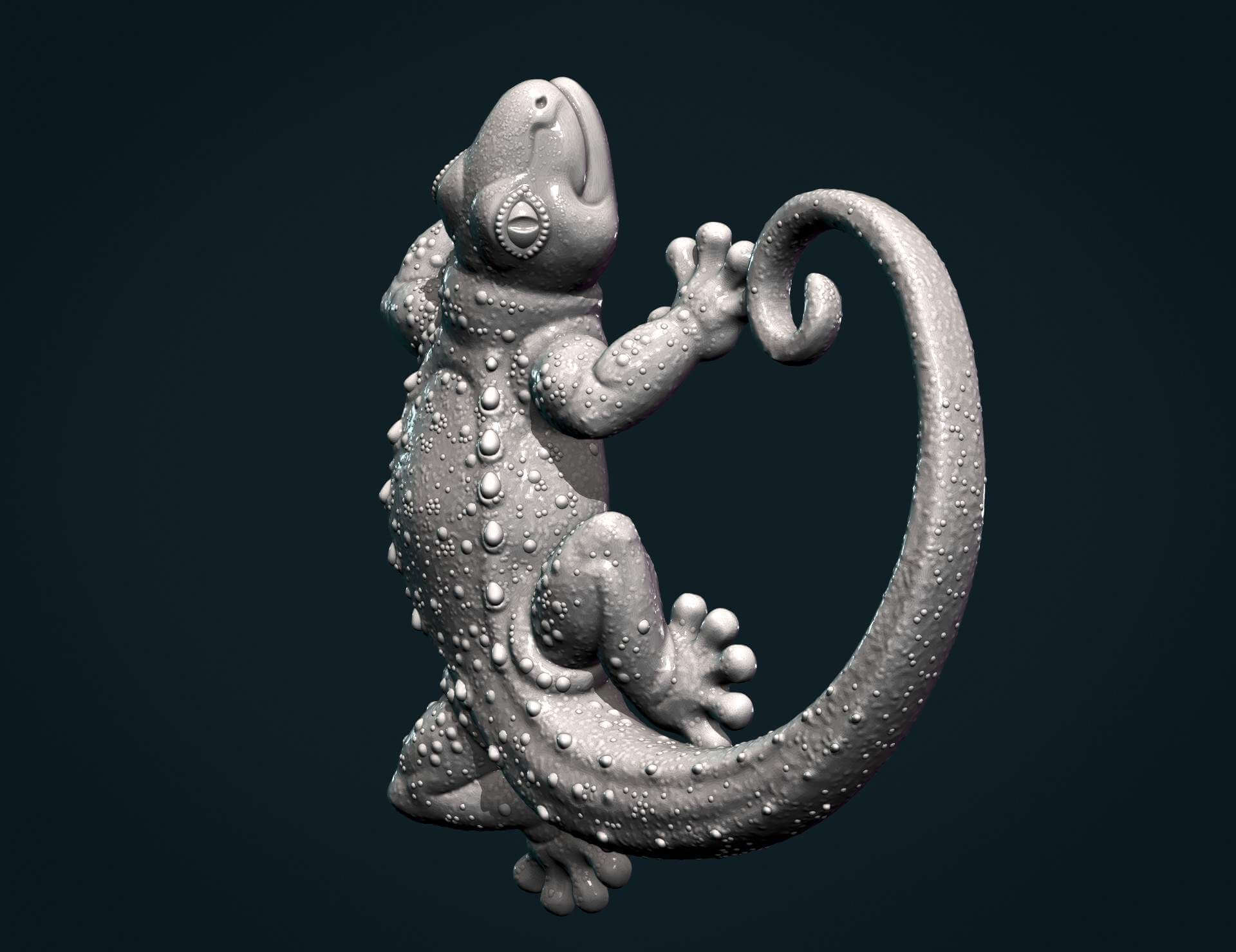 Gecko - 3D Model by Skazok