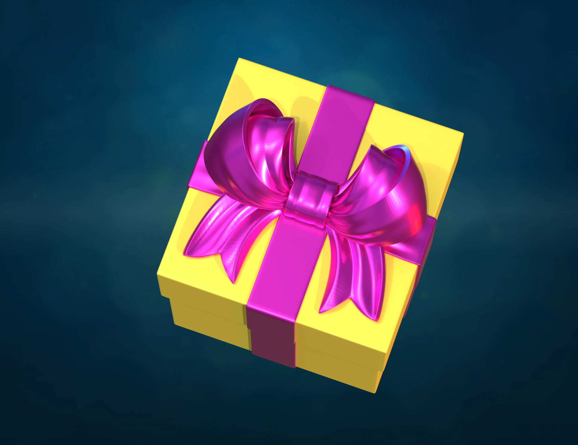 Gift Bow Box - 3D Model by Skazok