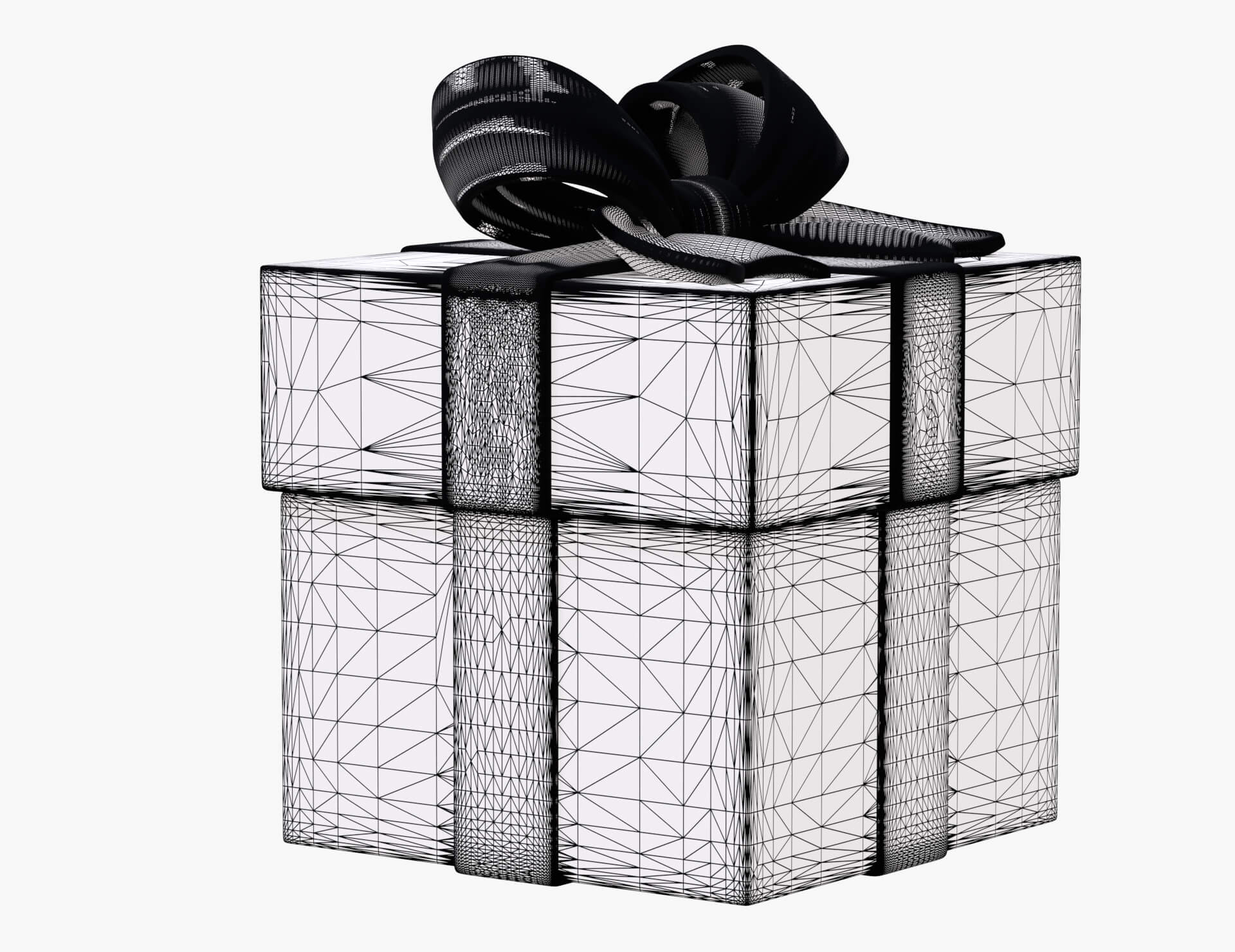 Gift Bow Box - 3D Model by Skazok