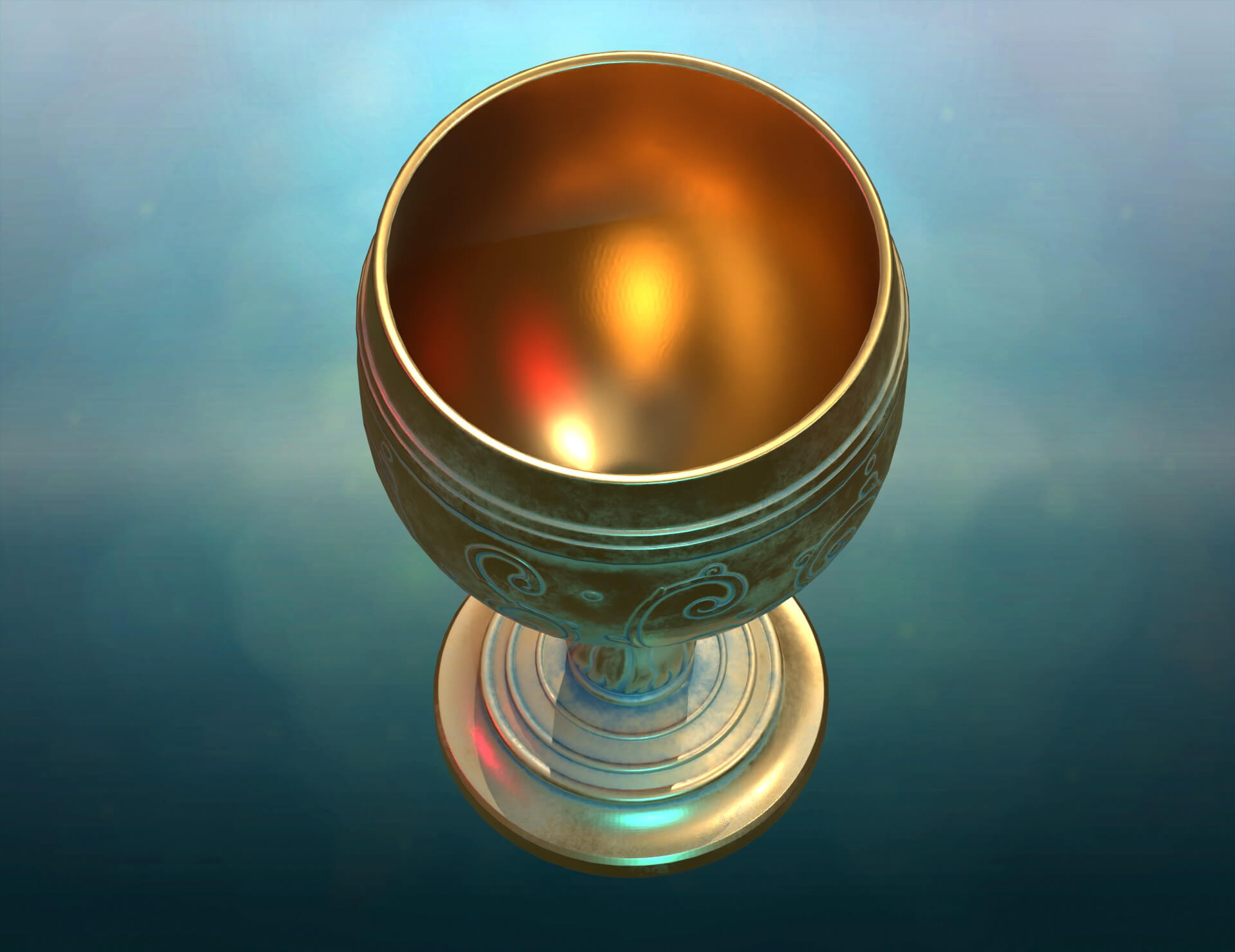 Goblet bowl PBR - 3D Model by Skazok