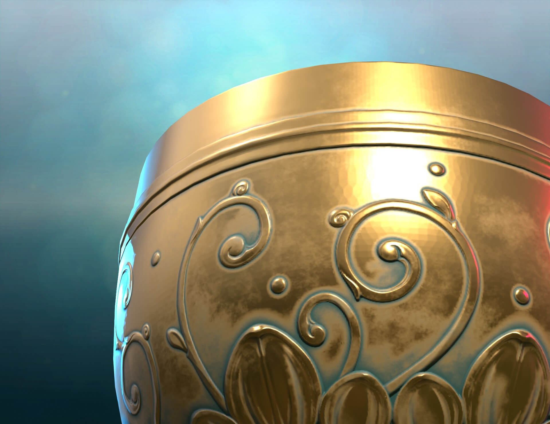 Goblet bowl PBR - 3D Model by Skazok