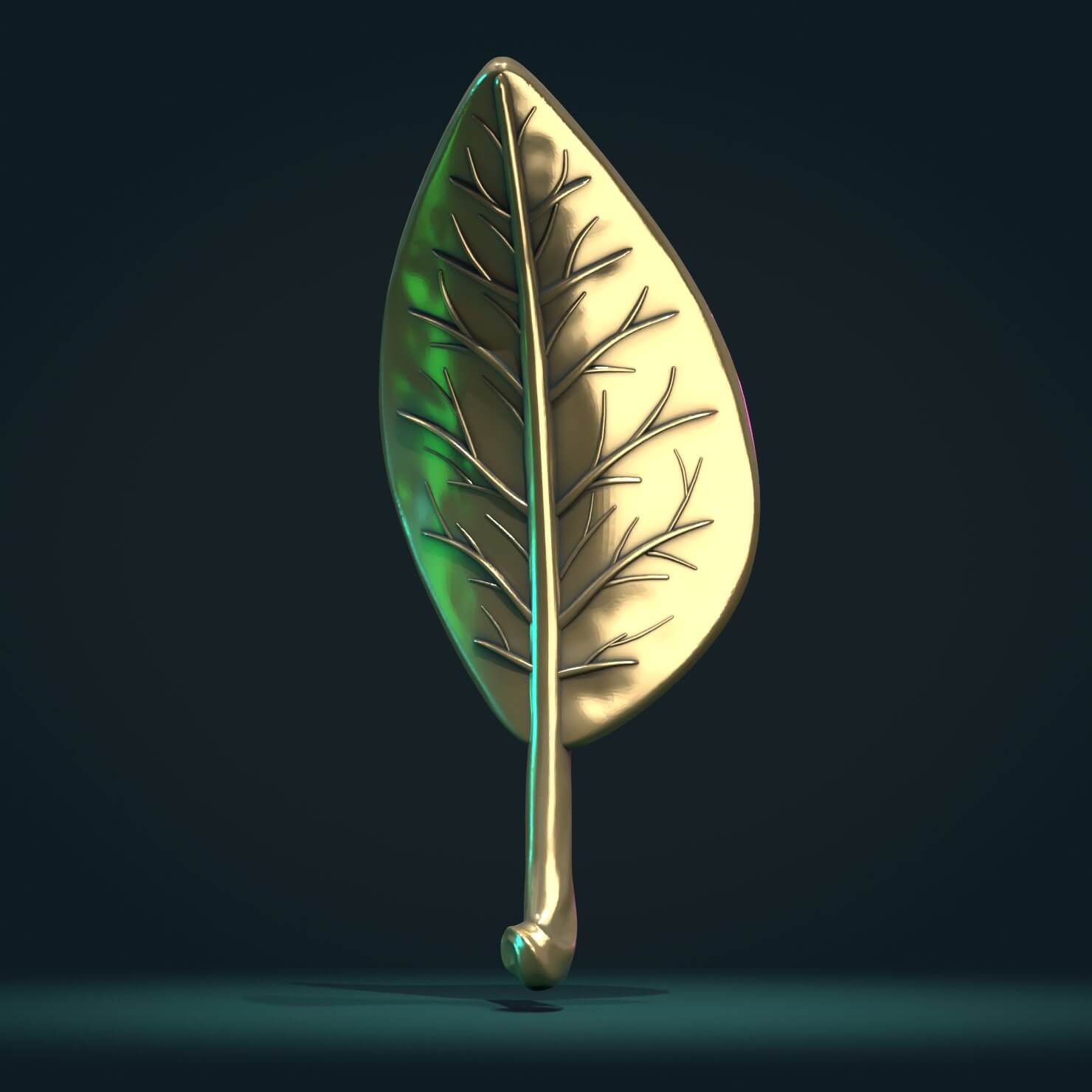 Leaf A - 3D Model by Skazok