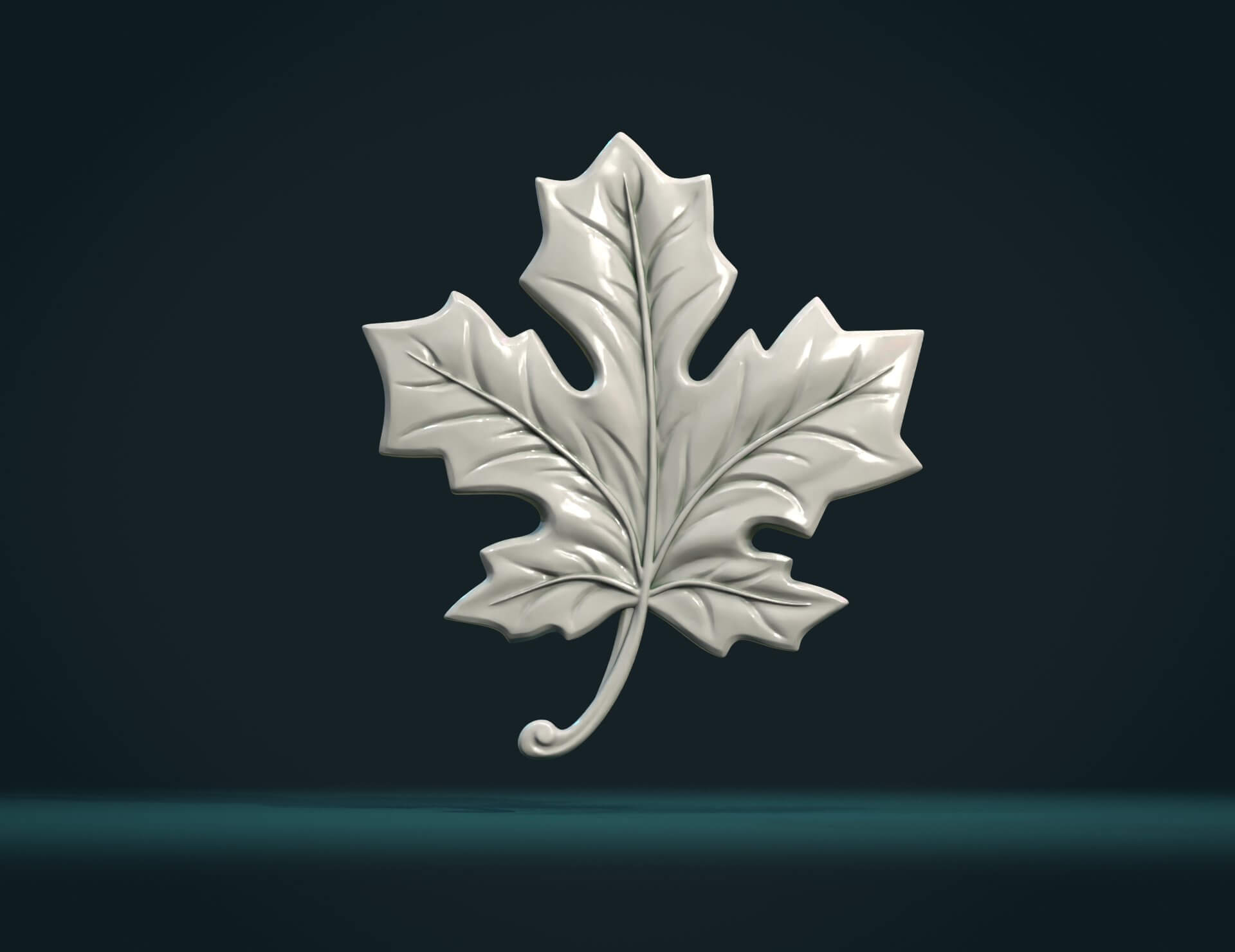 Maple Leaf II - 3D Model by Skazok