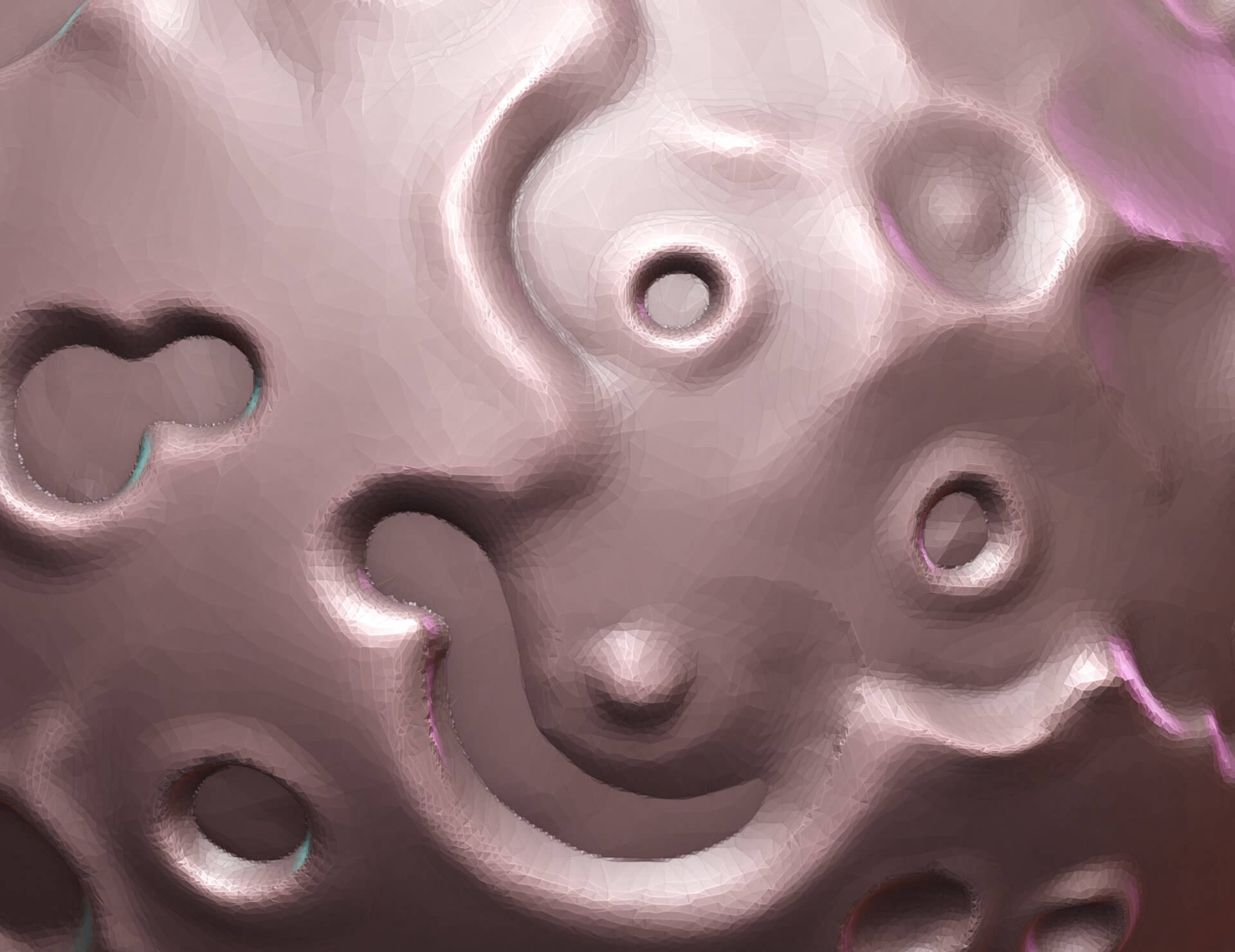 Moon Hollow and Solid - 3D Model by Skazok