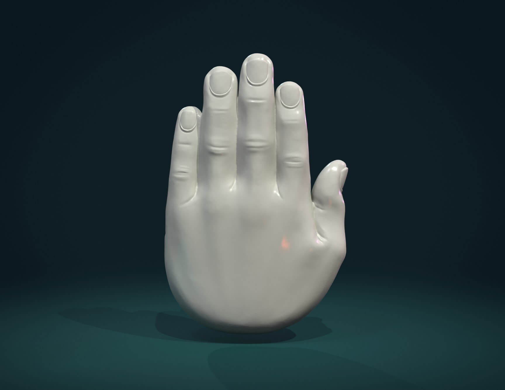 Palm Hand - 3D Model by Skazok