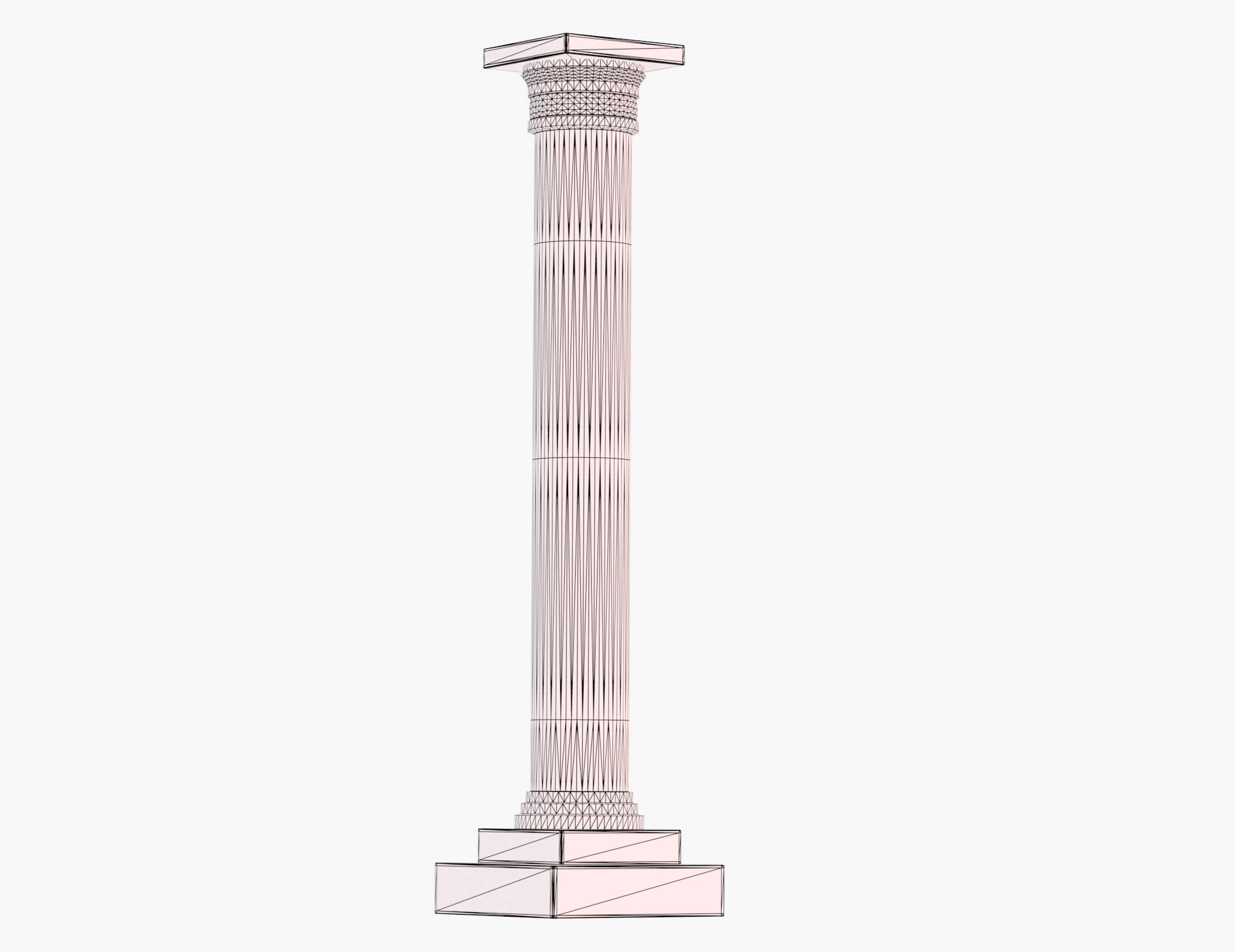 Pillar Column Textured - 3D Model by Skazok