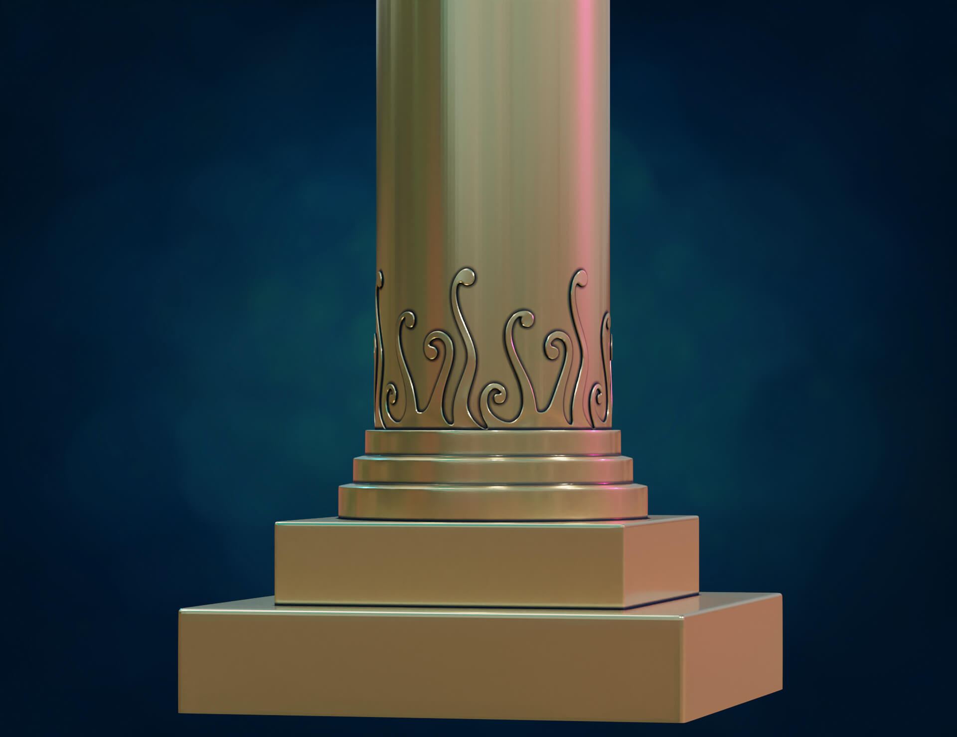 Pillar Column - 3D Print Model by Skazok