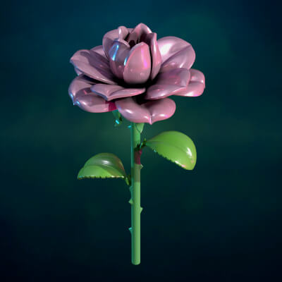 Rose Assembly II - 3D Model by Skazok