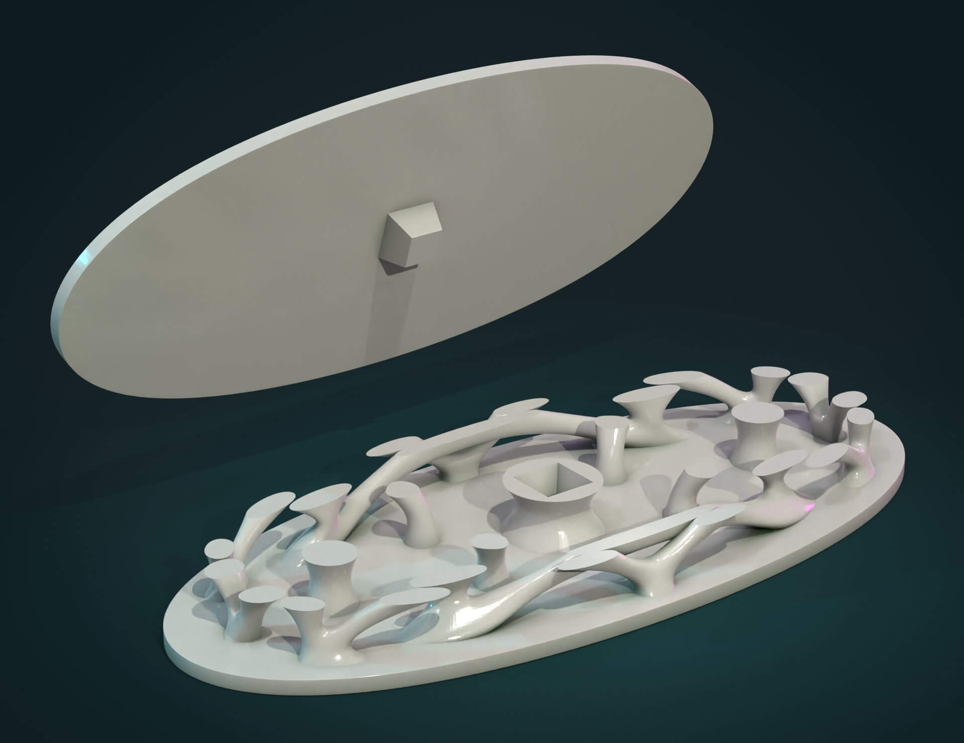 Sculpture Base II - 3D Model by Skazok