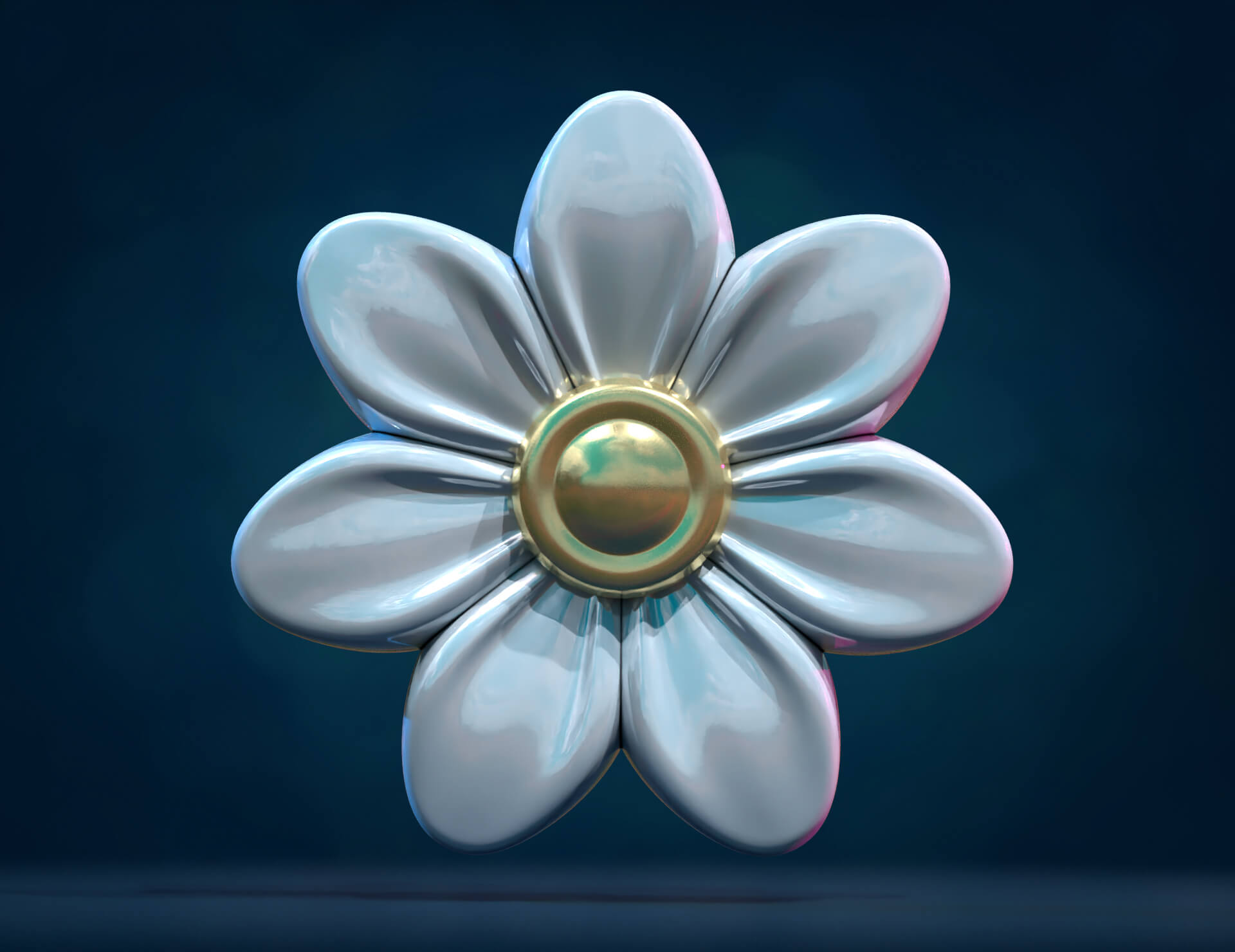 Simple Flower - 3D Model by Skazok