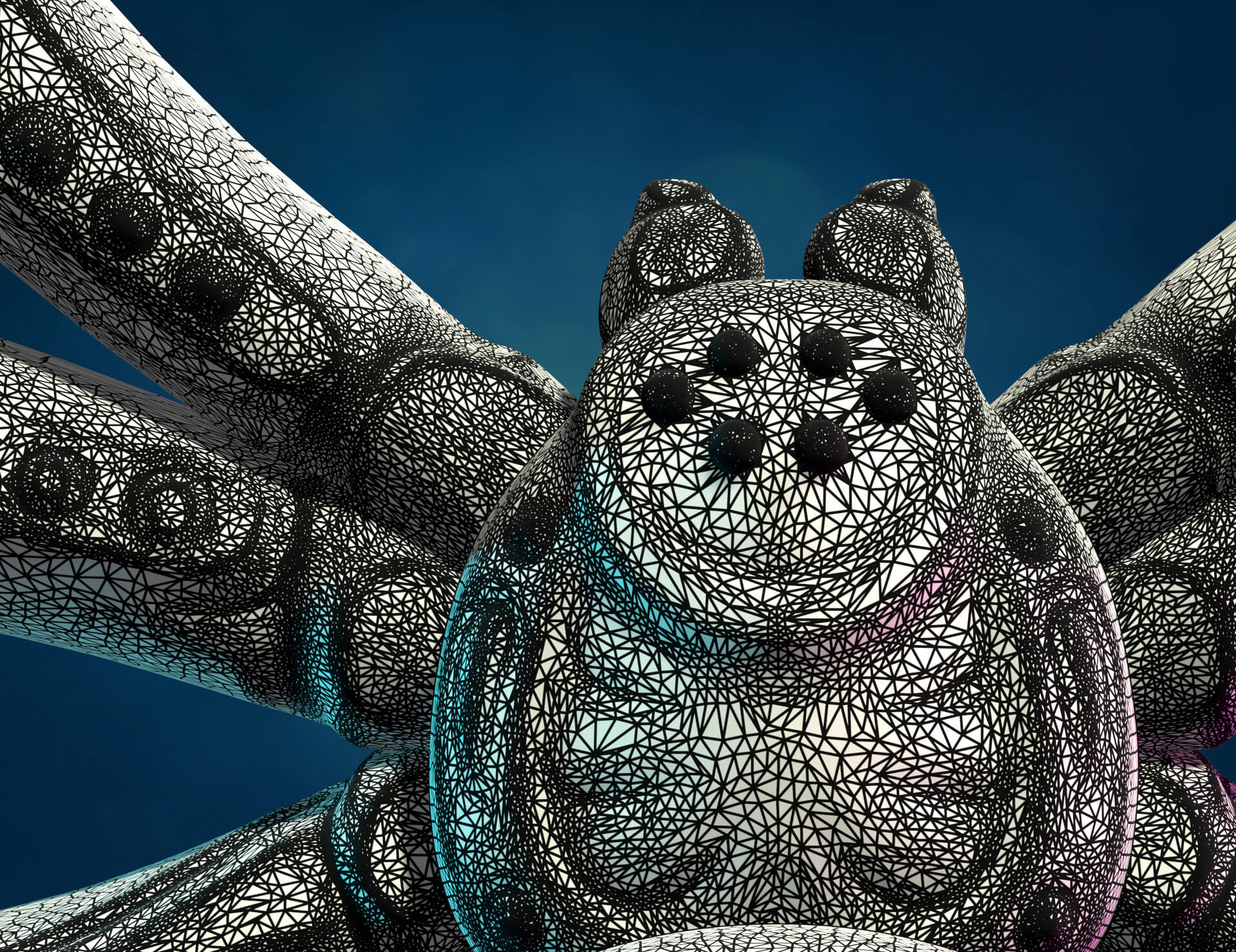 Spider print ready - 3D Model by Skazok