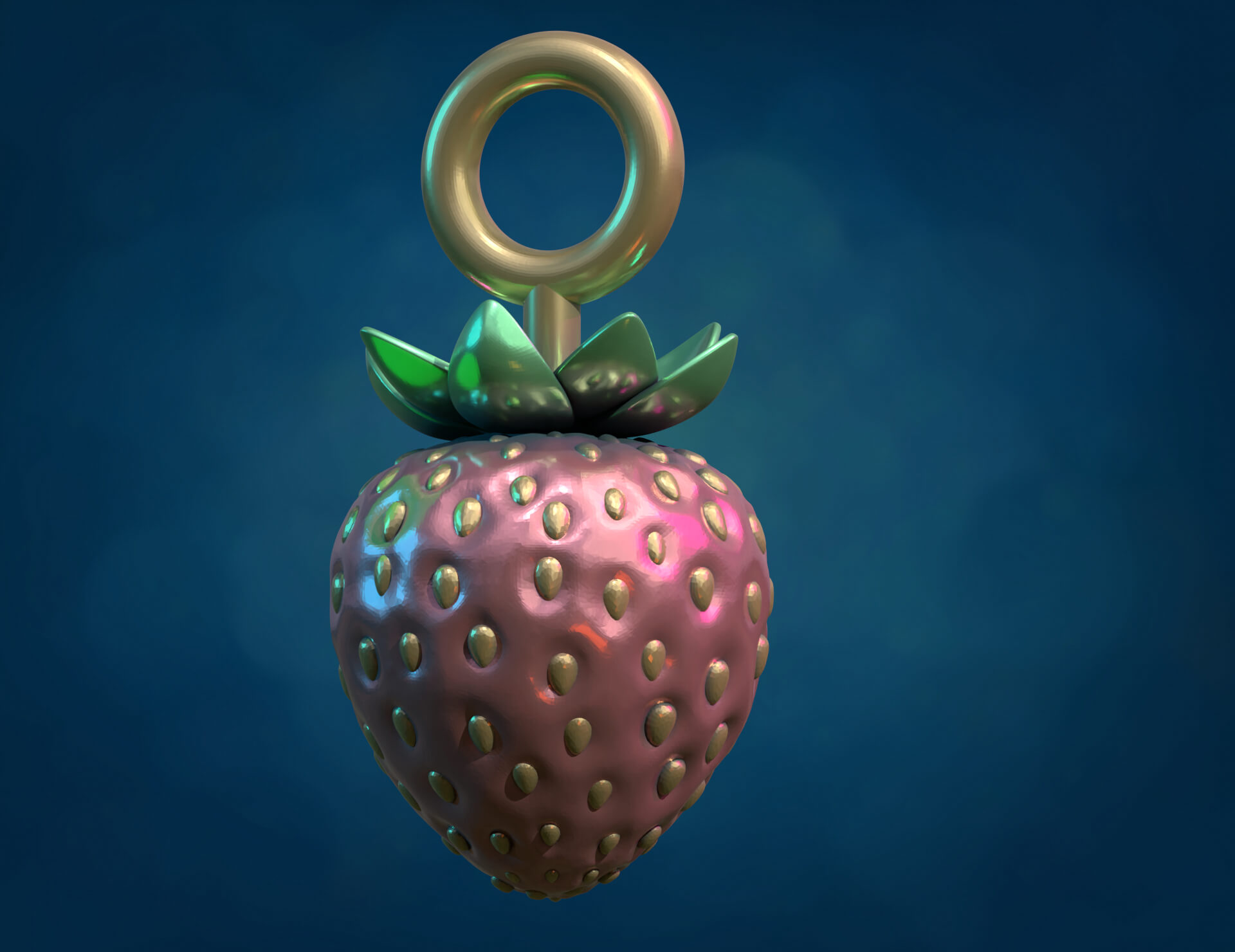 Strawberry Printable - 3D Model by Skazok
