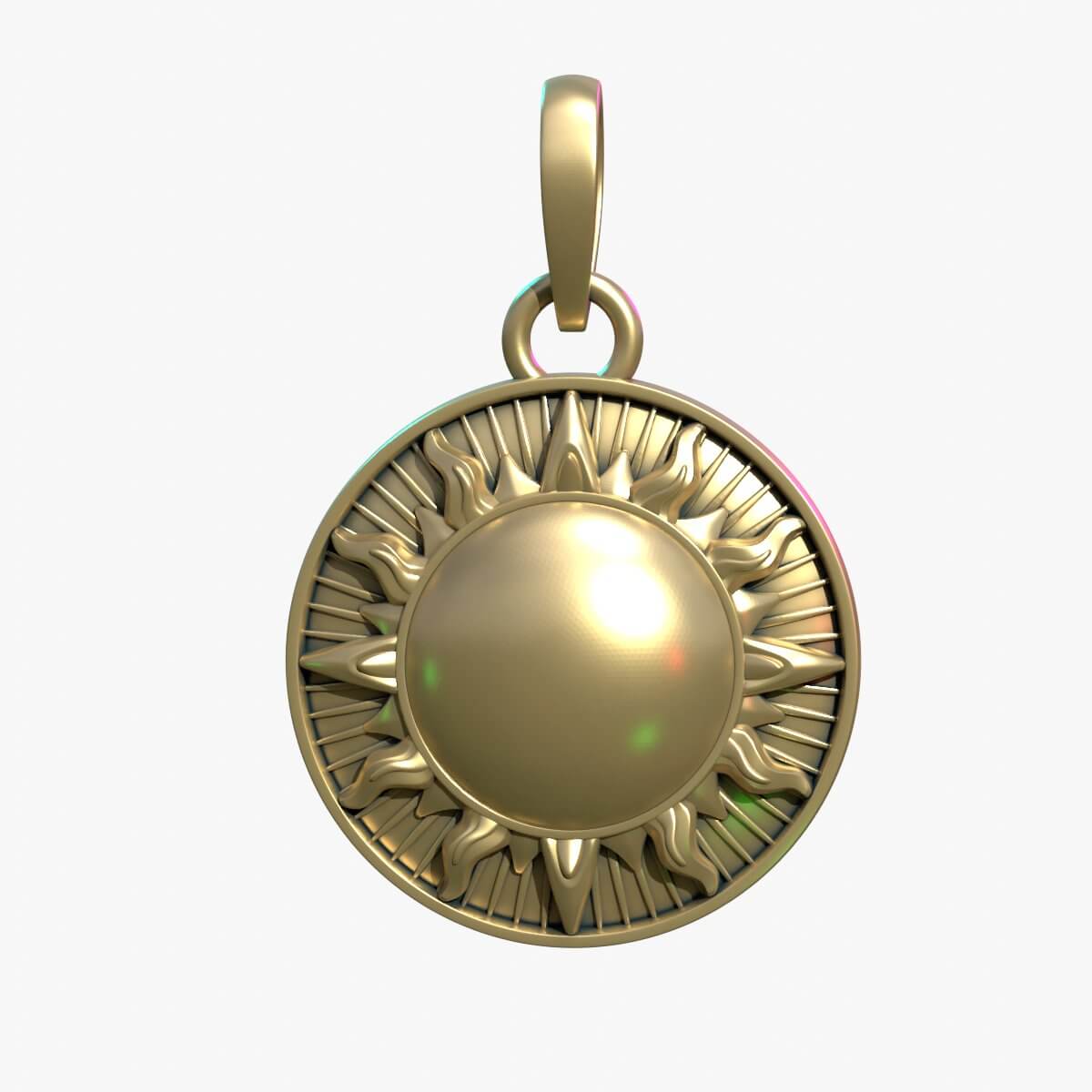 Sun Pendant III - 3D Model by Skazok