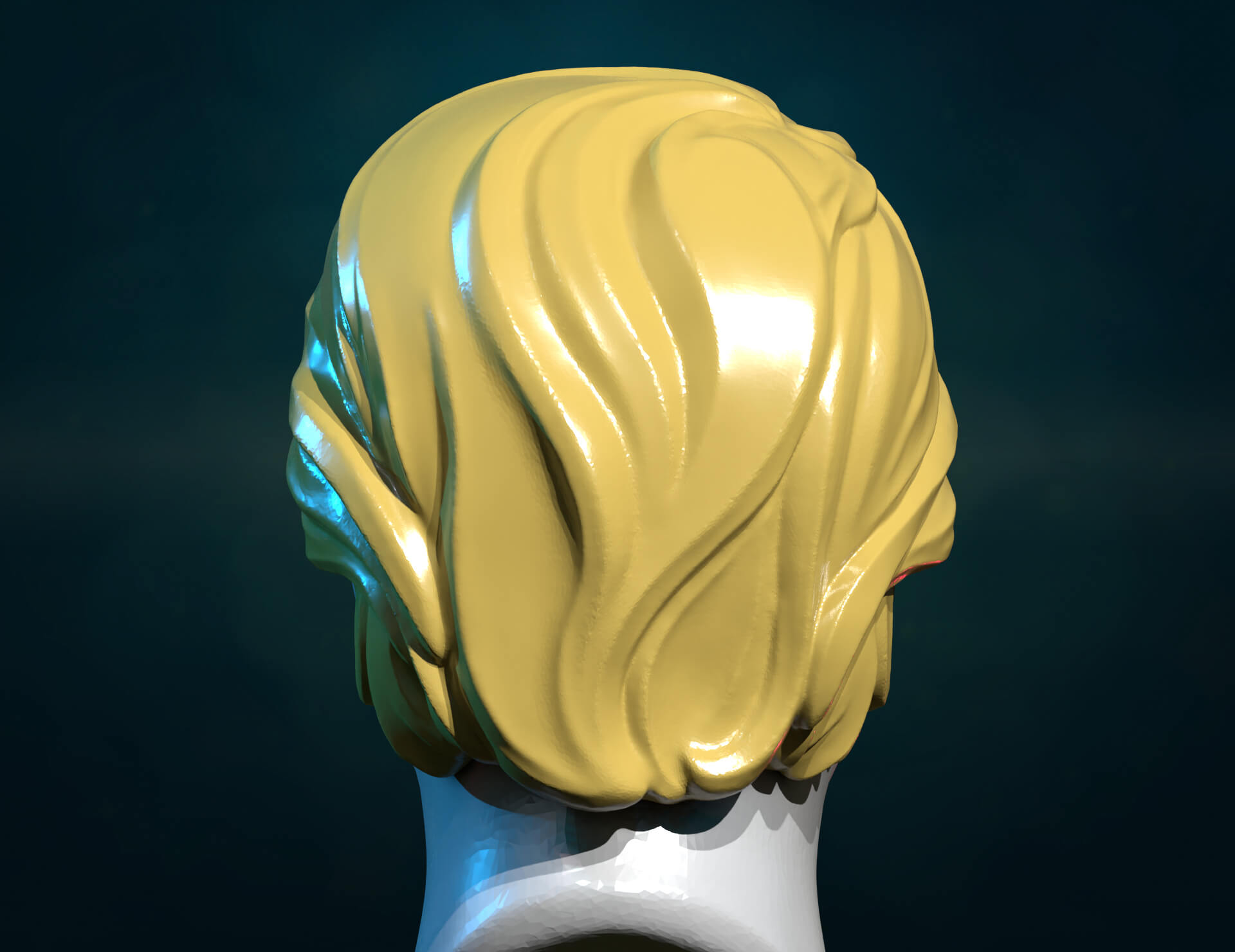 Trump Hair Hairstyle - 3D Model by Skazok
