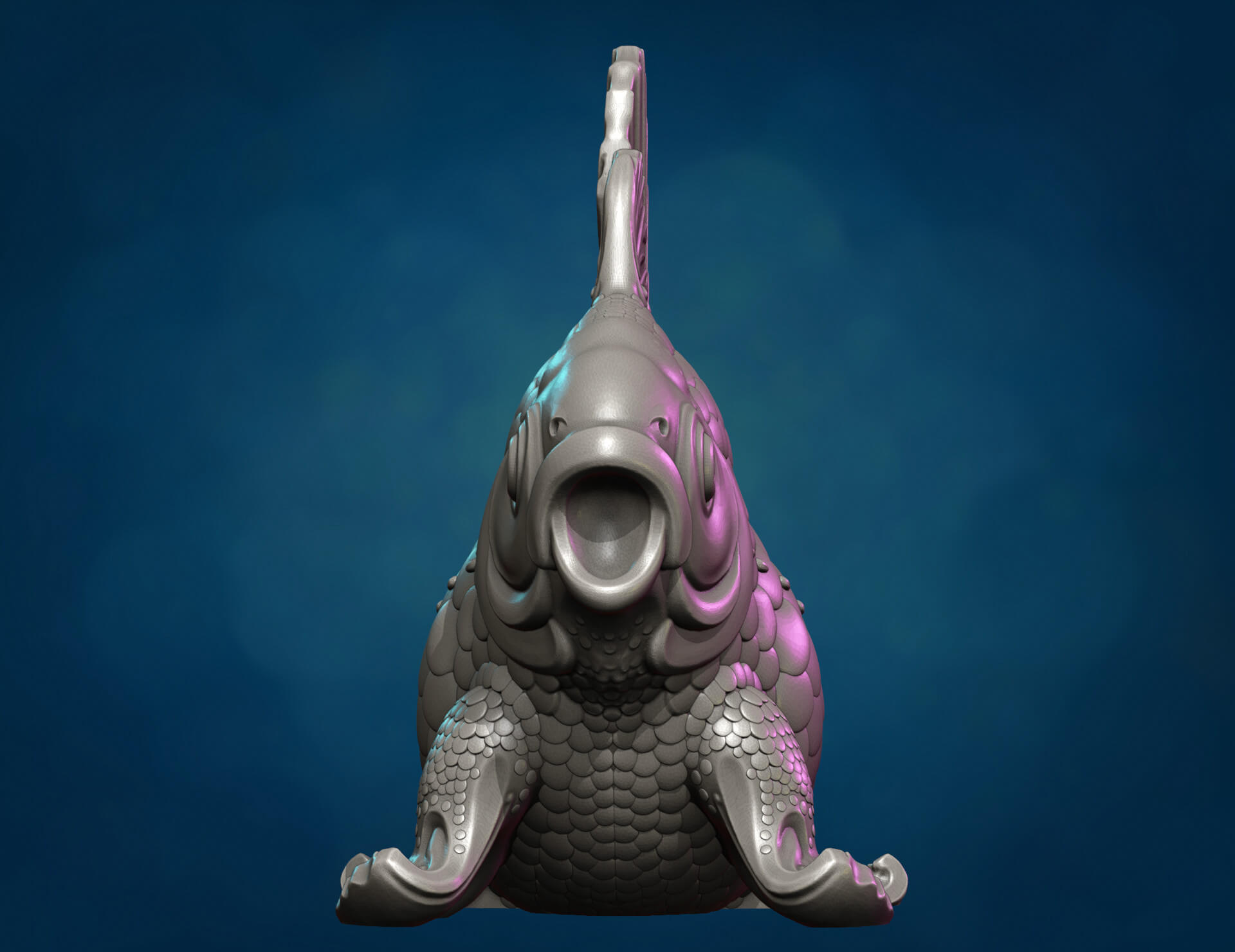 Walking Fish - Free 3D Print Model by Skazok