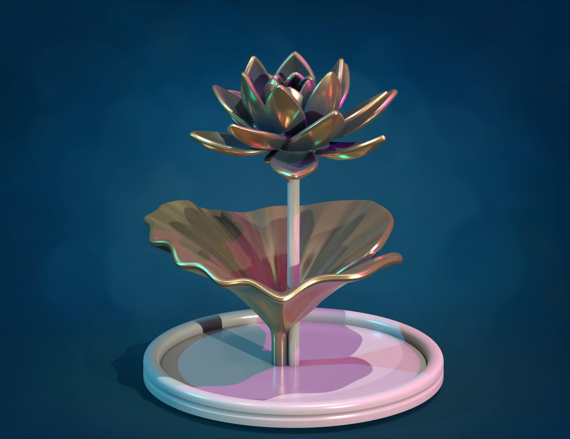 Lotus Flower Blender Model | Best Flower Site