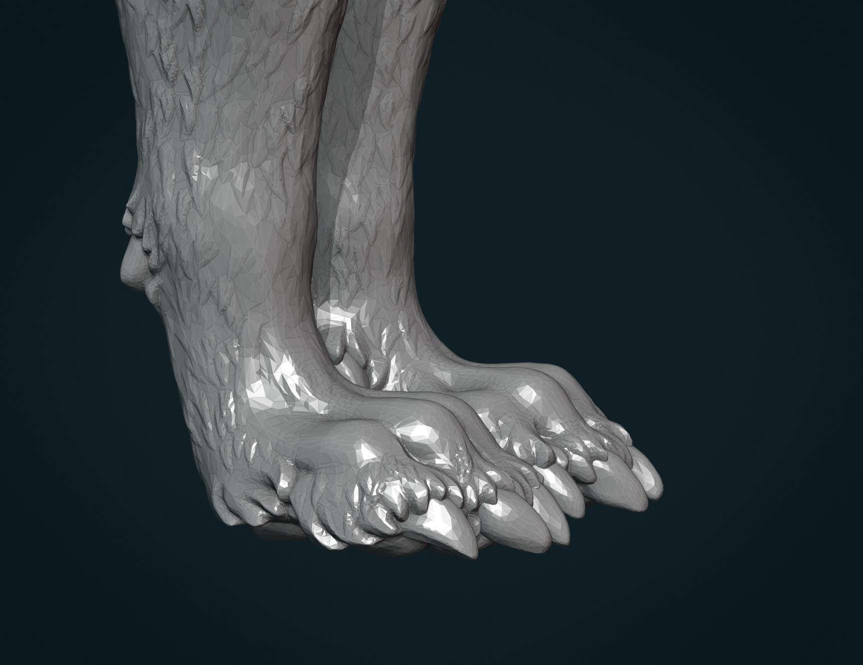 Wolf IV - 3D Model by Skazok