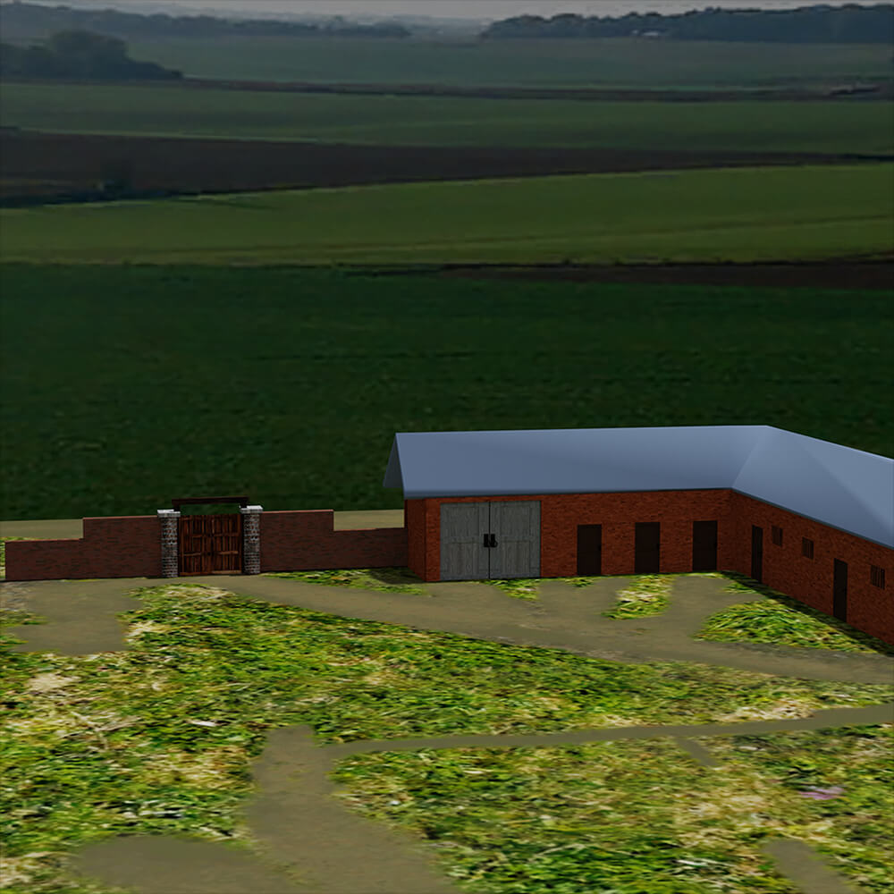 Hougoumont Farm North Gate and Stable - Daz Content by skiblack732