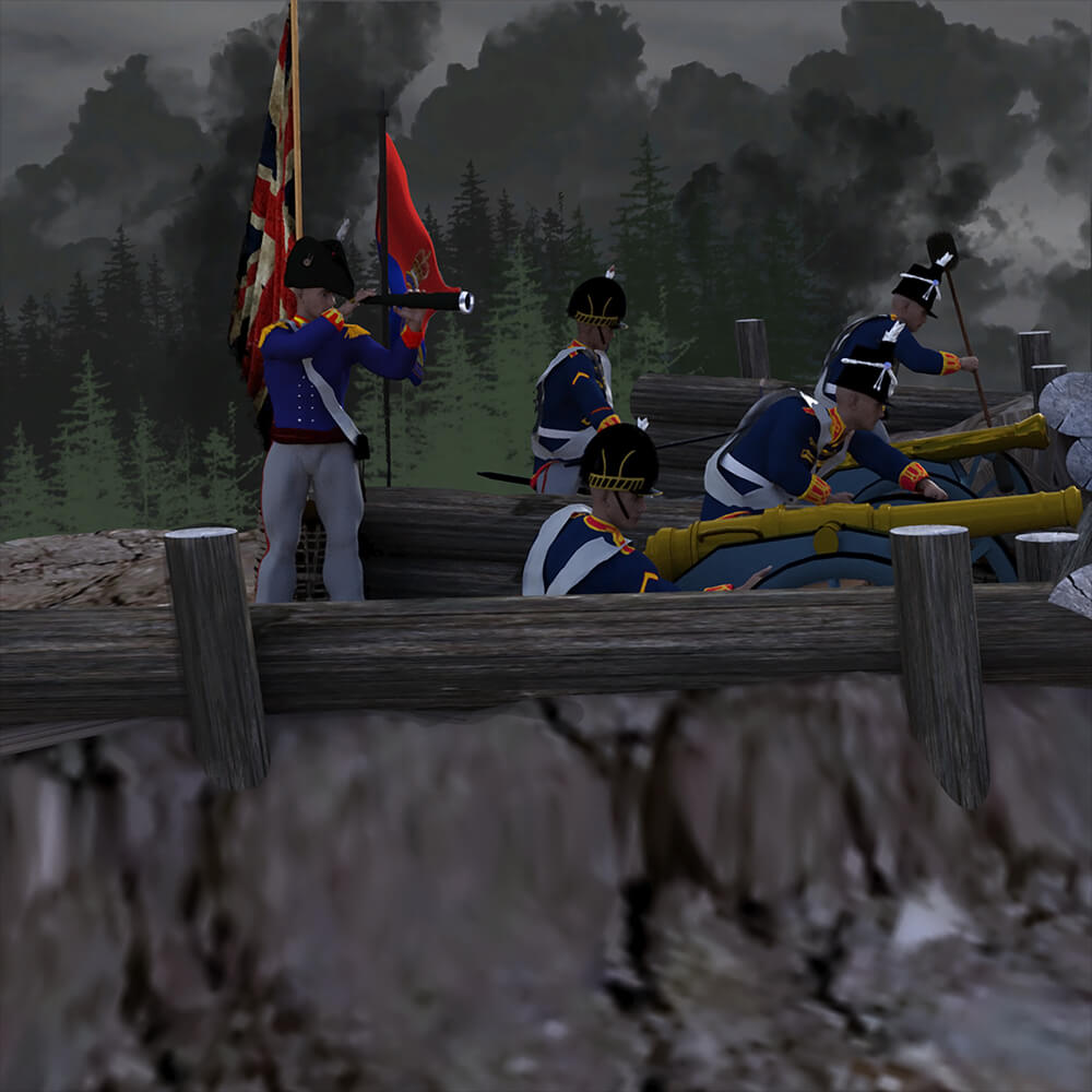 Napoleonic Brittish Artillery Redoubt - Daz Content by skiblack732