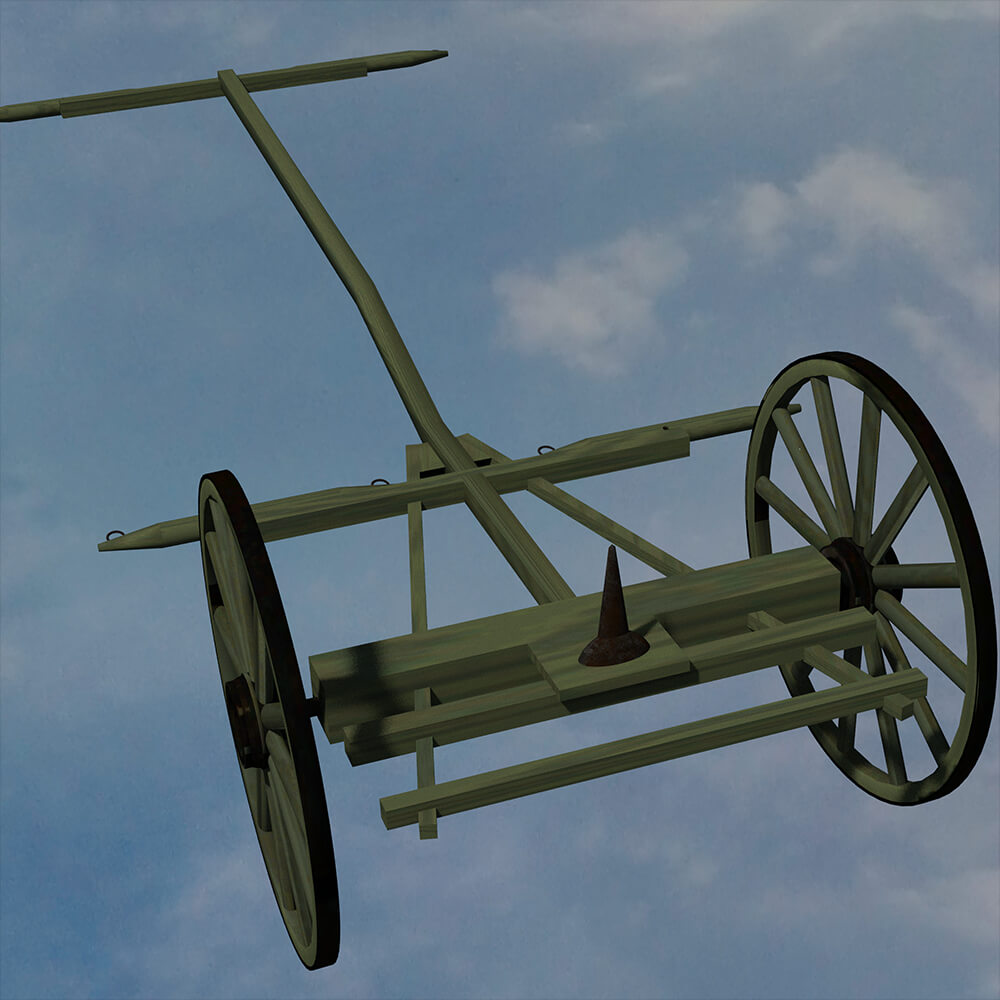 Napoleonic French Artillery Limber - Daz Content by skiblack732