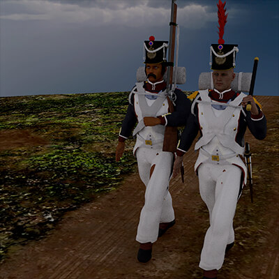 Napoleonic French Line Infantry Uniform for Genesis 8 Male - Daz ...