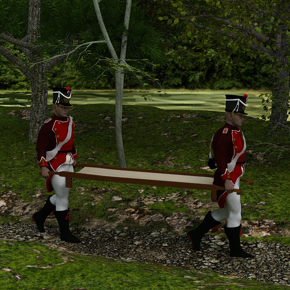 Napoleonic French Medical Corp Stretcher Bearers - Daz Content by ...