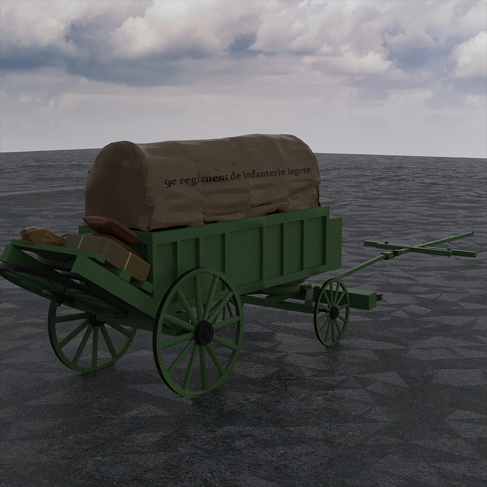 Napoleonic French Supply Train - Daz Content by skiblack732