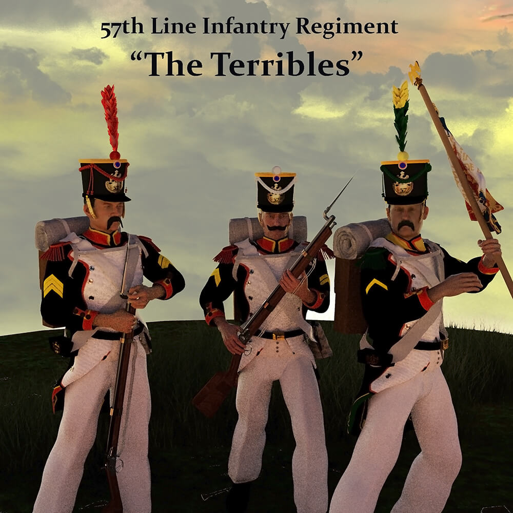 Napoleons 57th Line Infantry Regiment "Les Terribles&am - Daz Content ...
